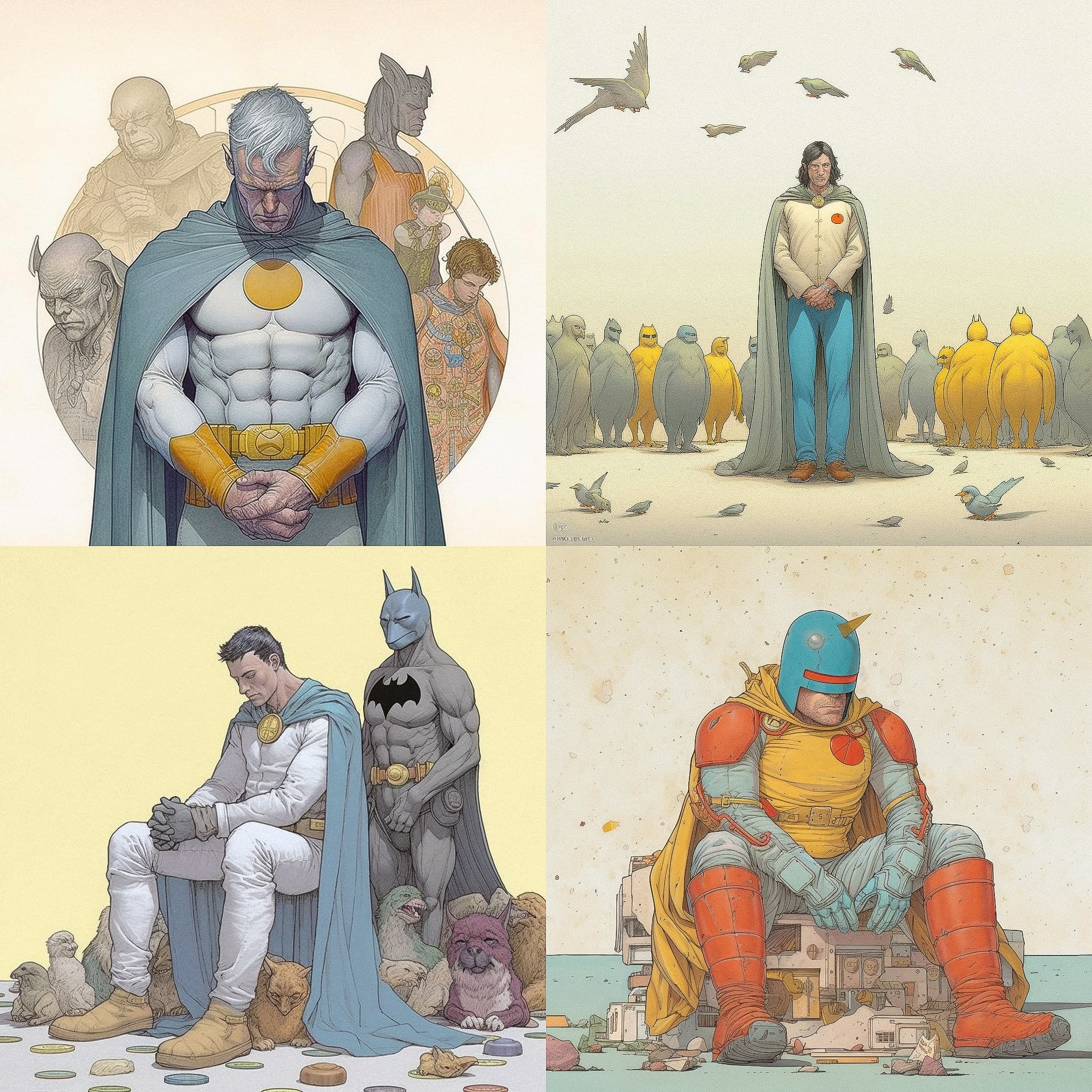 Frank Quitely Midjourney style | Andrei Kovalev's Midlibrary 2.0