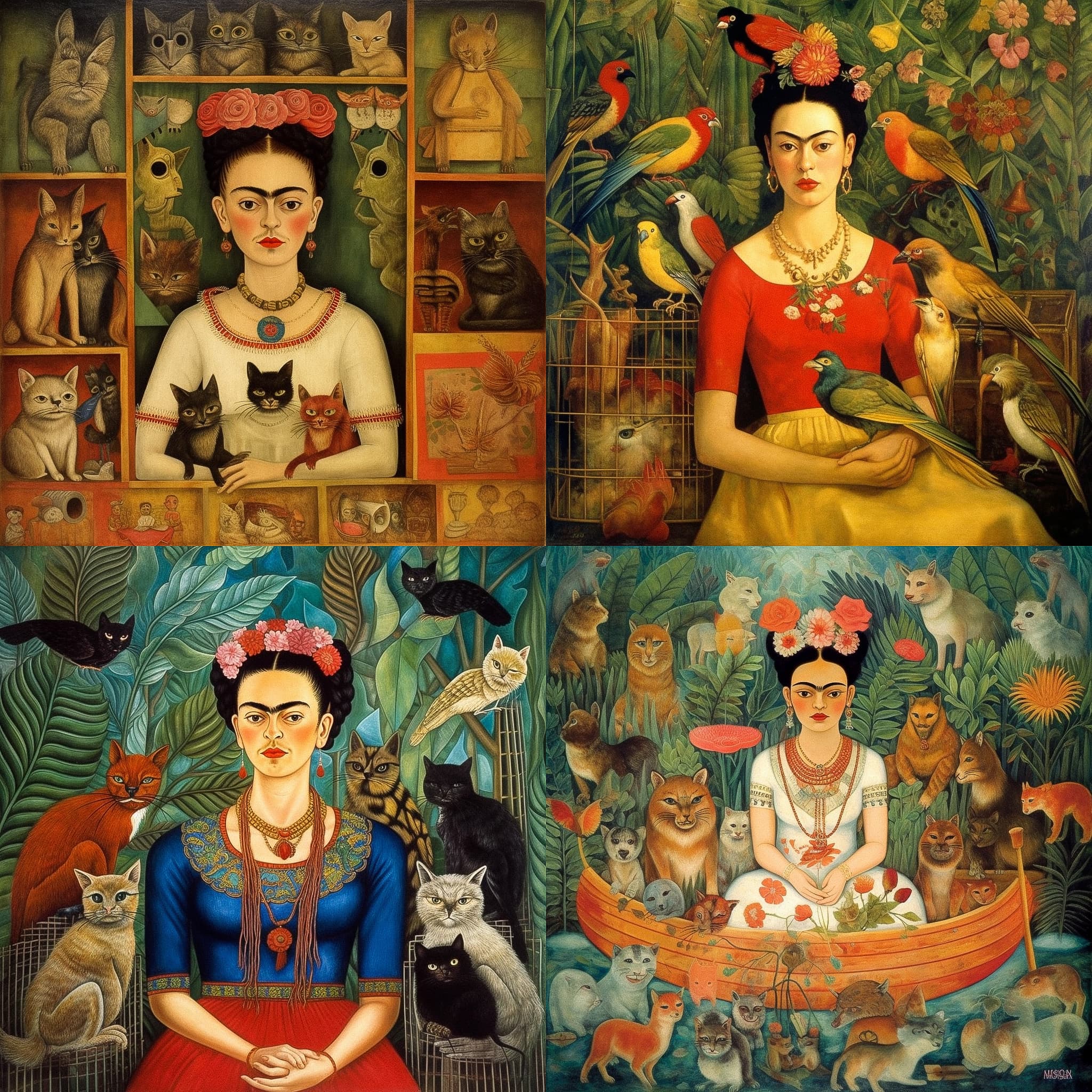 Dorothea Tanning Midjourney style | Andrei Kovalev's Midlibrary 2.0