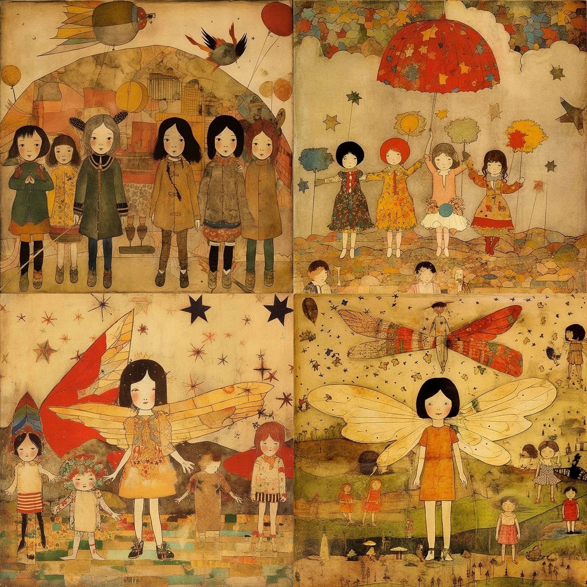 Henry Darger Midjourney style | Andrei Kovalev's Midlibrary 2.0