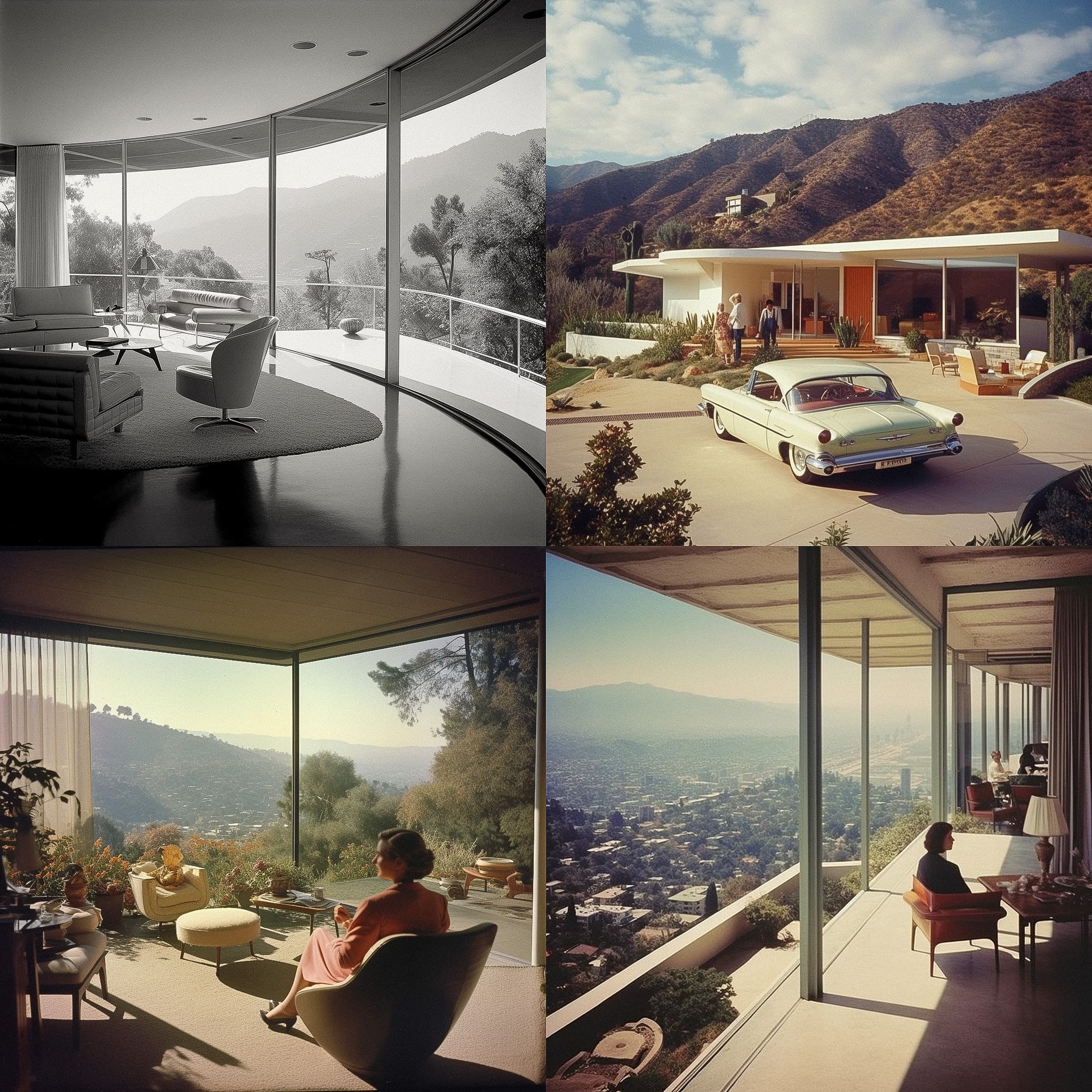 Julius Shulman Midjourney style | Andrei Kovalev's Midlibrary 2.0