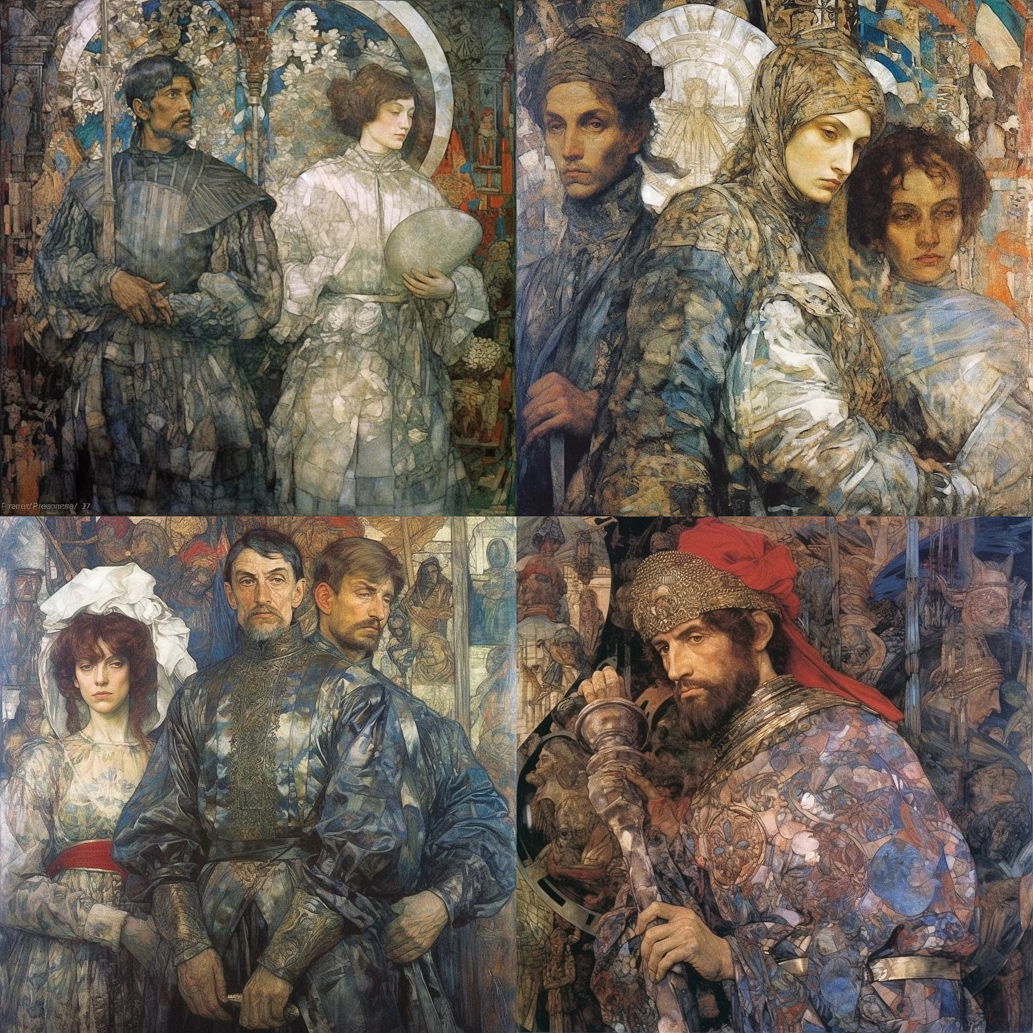 Mikhail Vrubel Midjourney style | Andrei Kovalev's Midlibrary 2.0