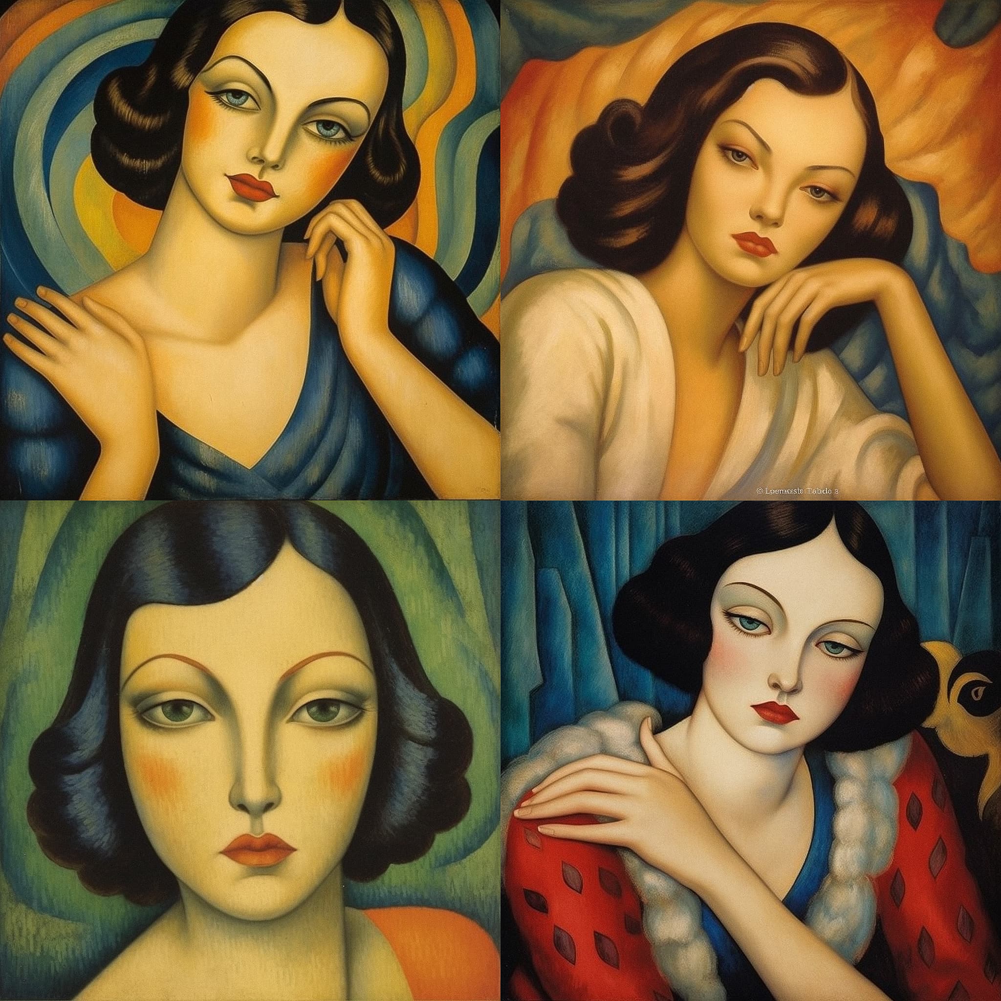 Evelyn Dunbar Midjourney style | Andrei Kovalev's Midlibrary 2.0