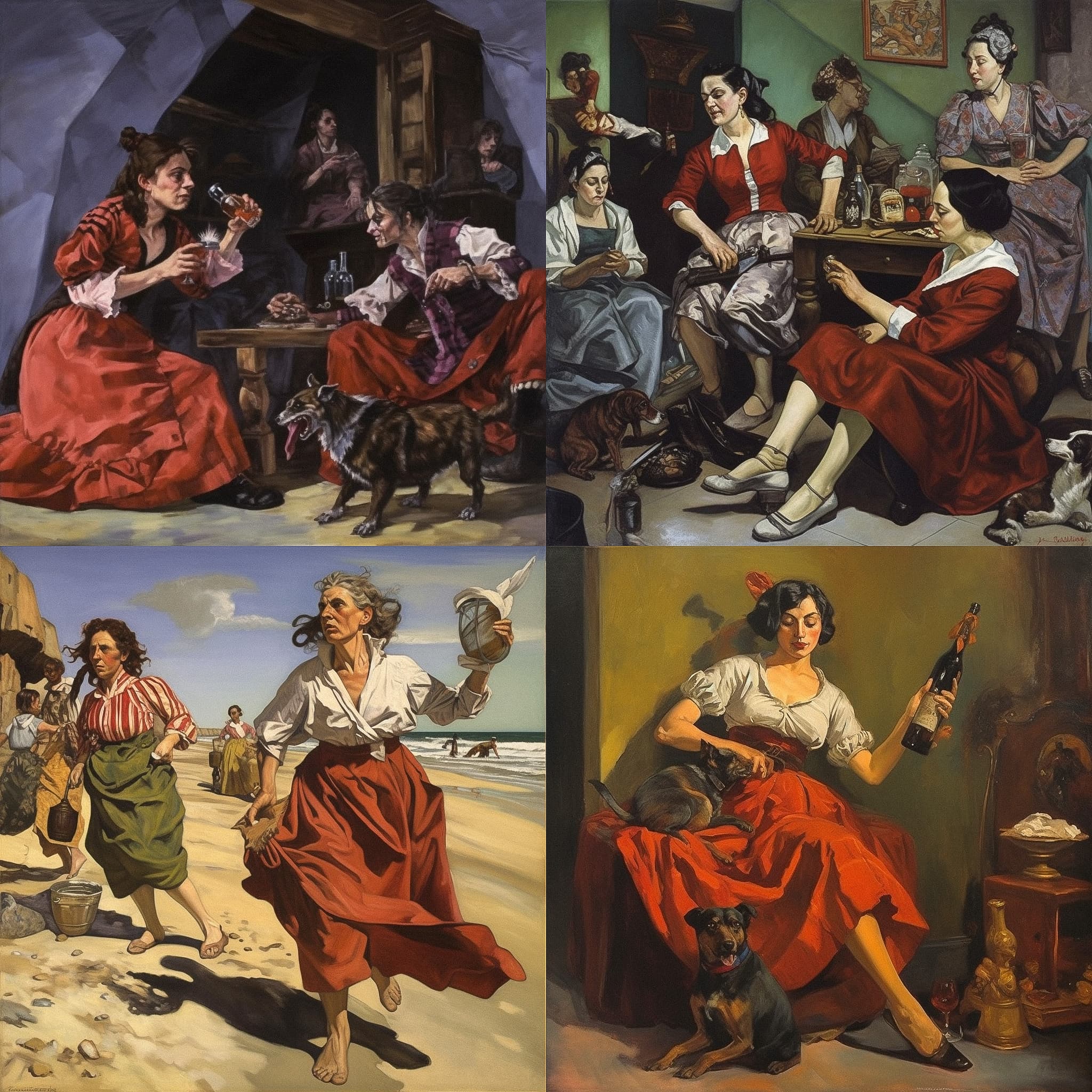 Andrew Wyeth Midjourney style | Andrei Kovalev's Midlibrary 2.0