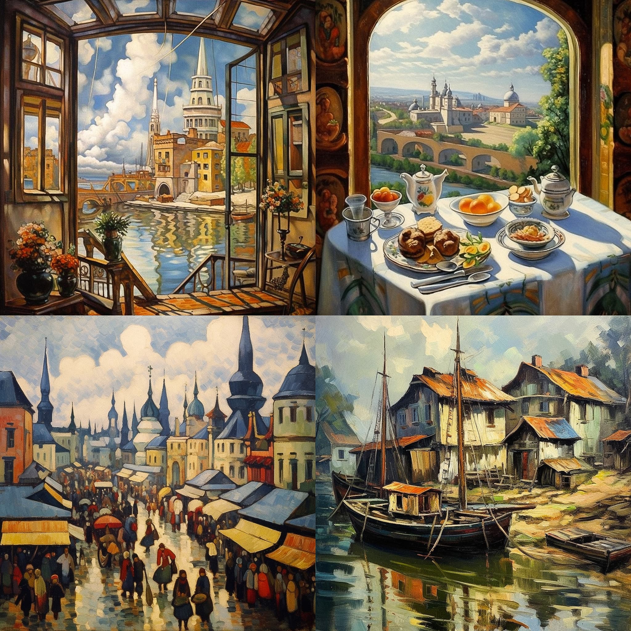 Viktor Vasnetsov Midjourney style | Andrei Kovalev's Midlibrary 2.0