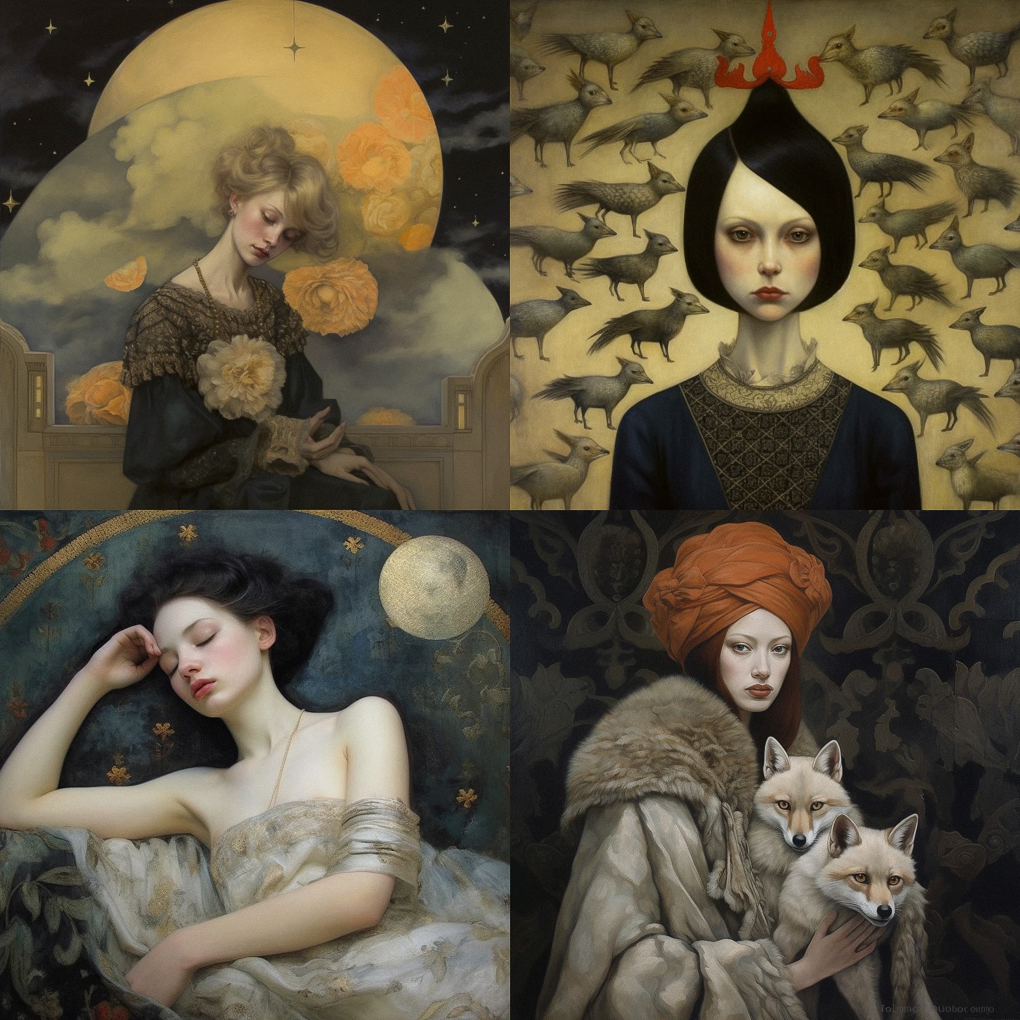 Sarah Moon Midjourney style | Andrei Kovalev's Midlibrary 2.0