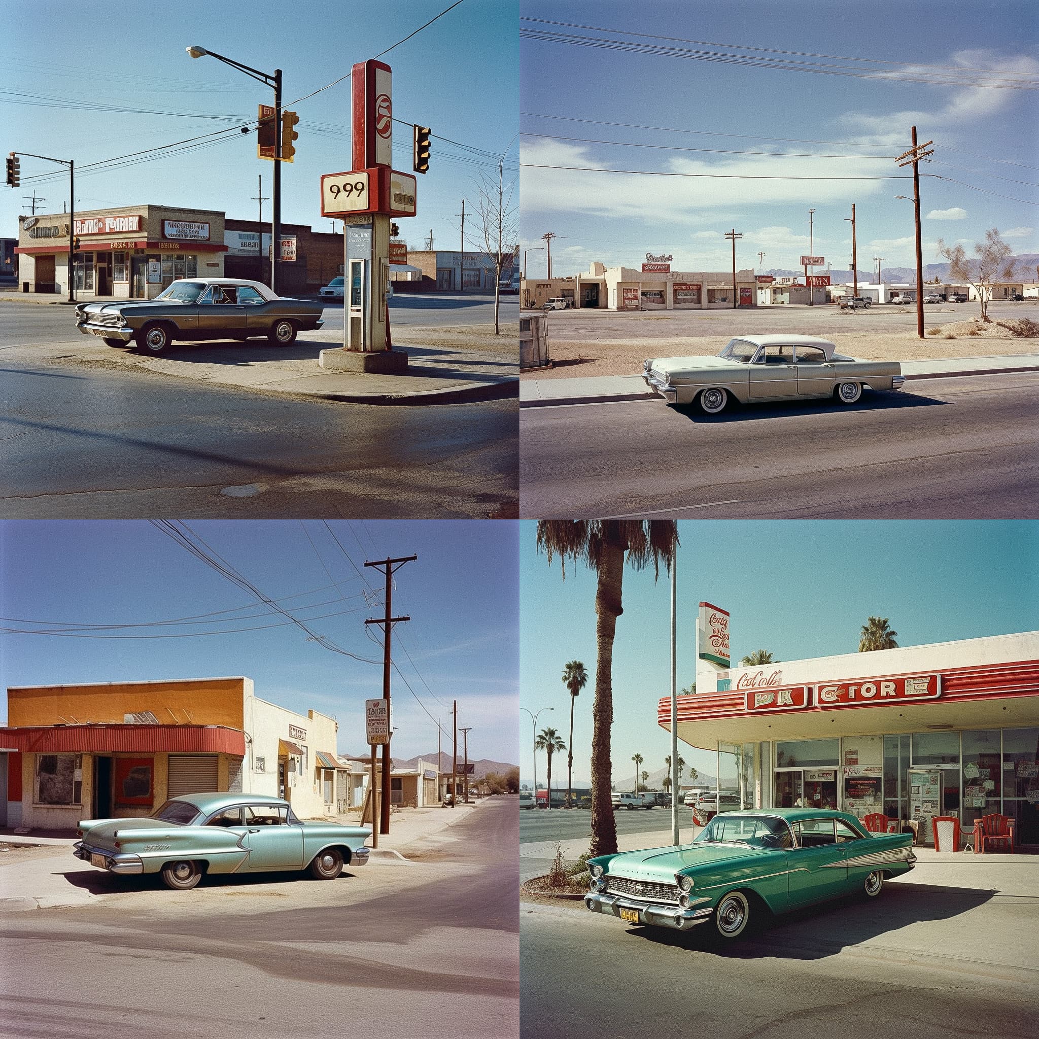 Stephen Shore Midjourney style | Andrei Kovalev's Midlibrary 2.0