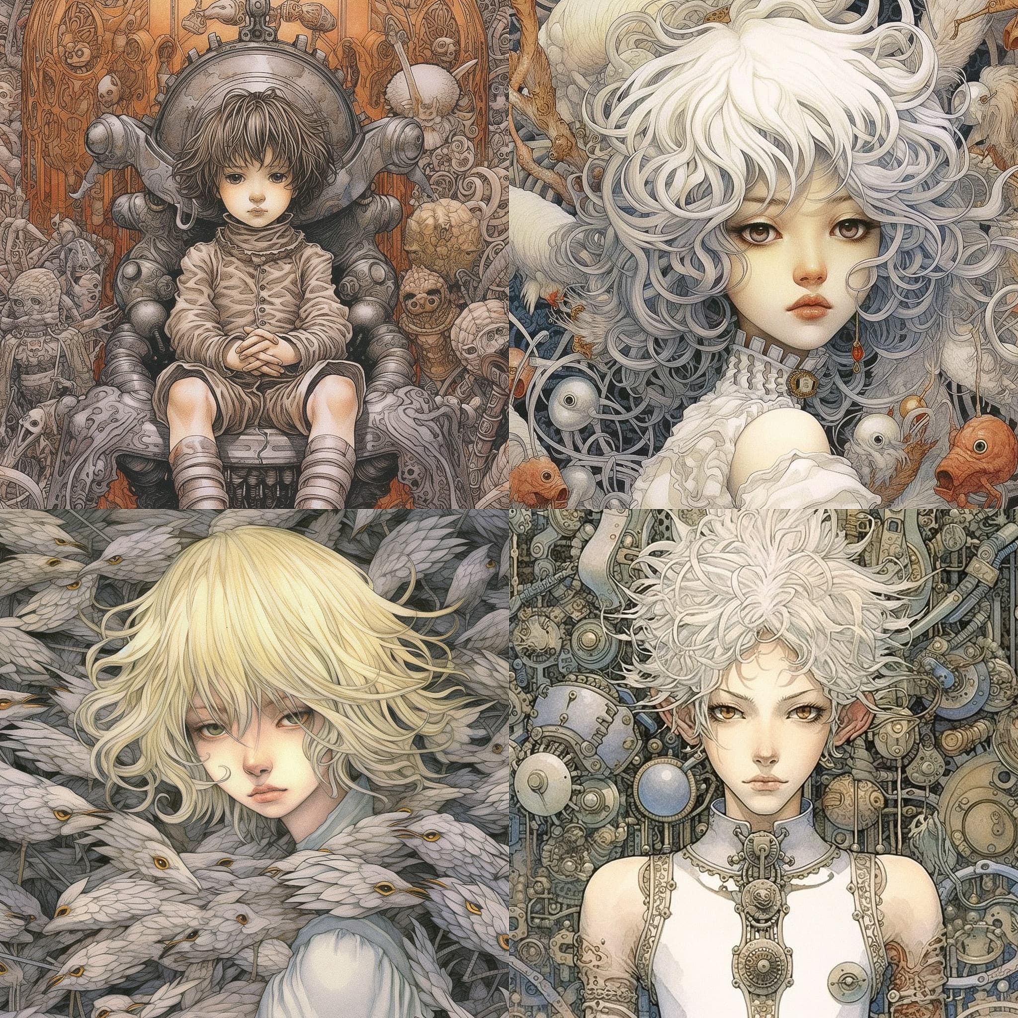 Takeshi Obata Midjourney style | Andrei Kovalev's Midlibrary 2.0