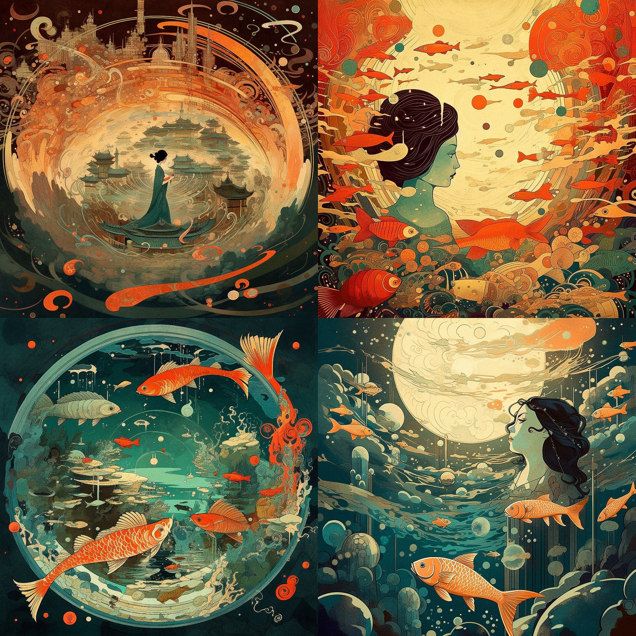 Victo Ngai Midjourney style | Andrei Kovalev's Midlibrary 2.0