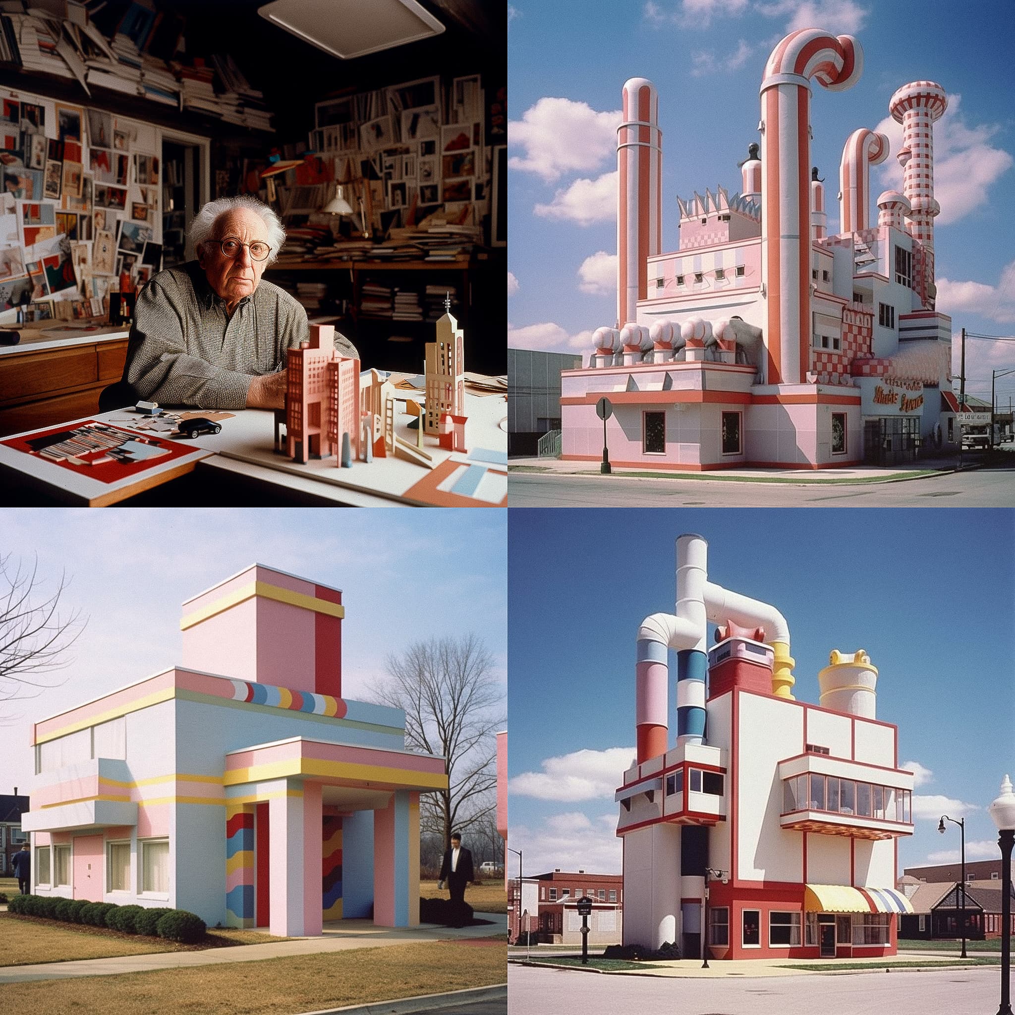 Robert Venturi Midjourney style | Andrei Kovalev's Midlibrary 2.0