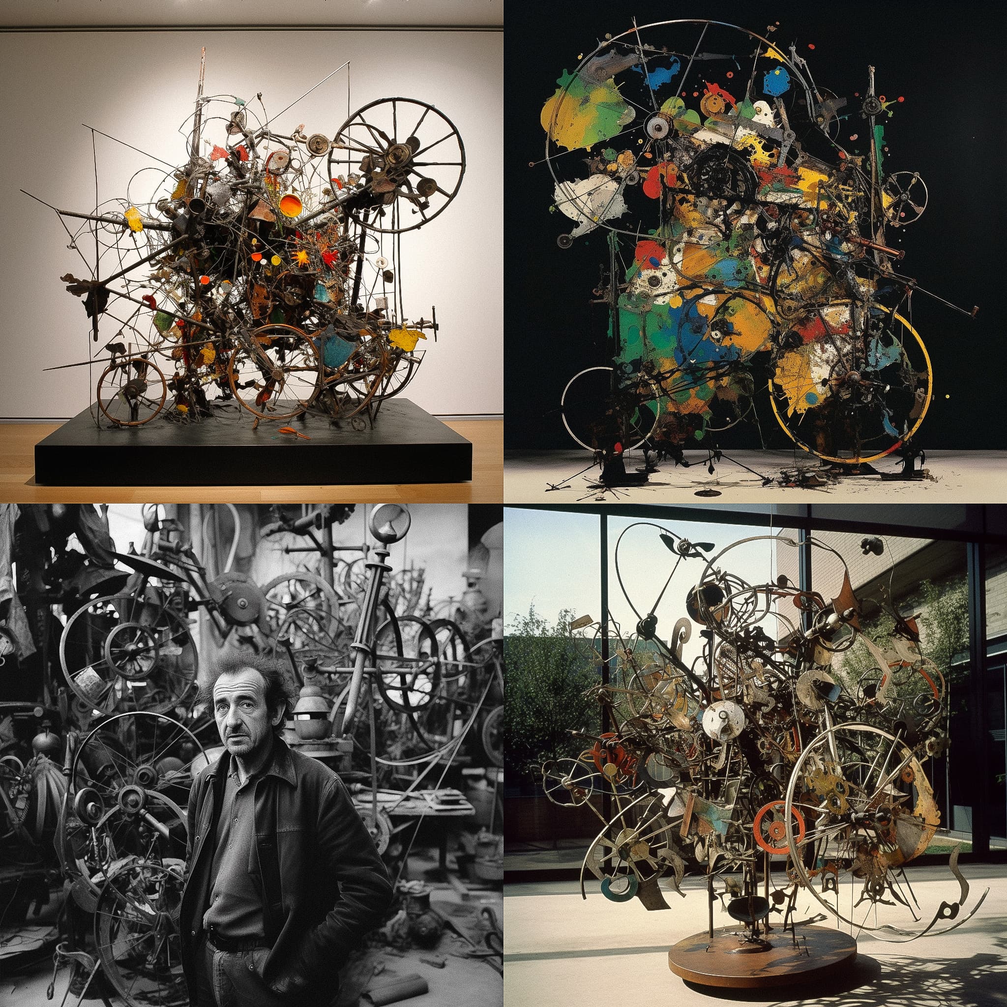 Jean Tinguely Midjourney style | Andrei Kovalev's Midlibrary 2.0