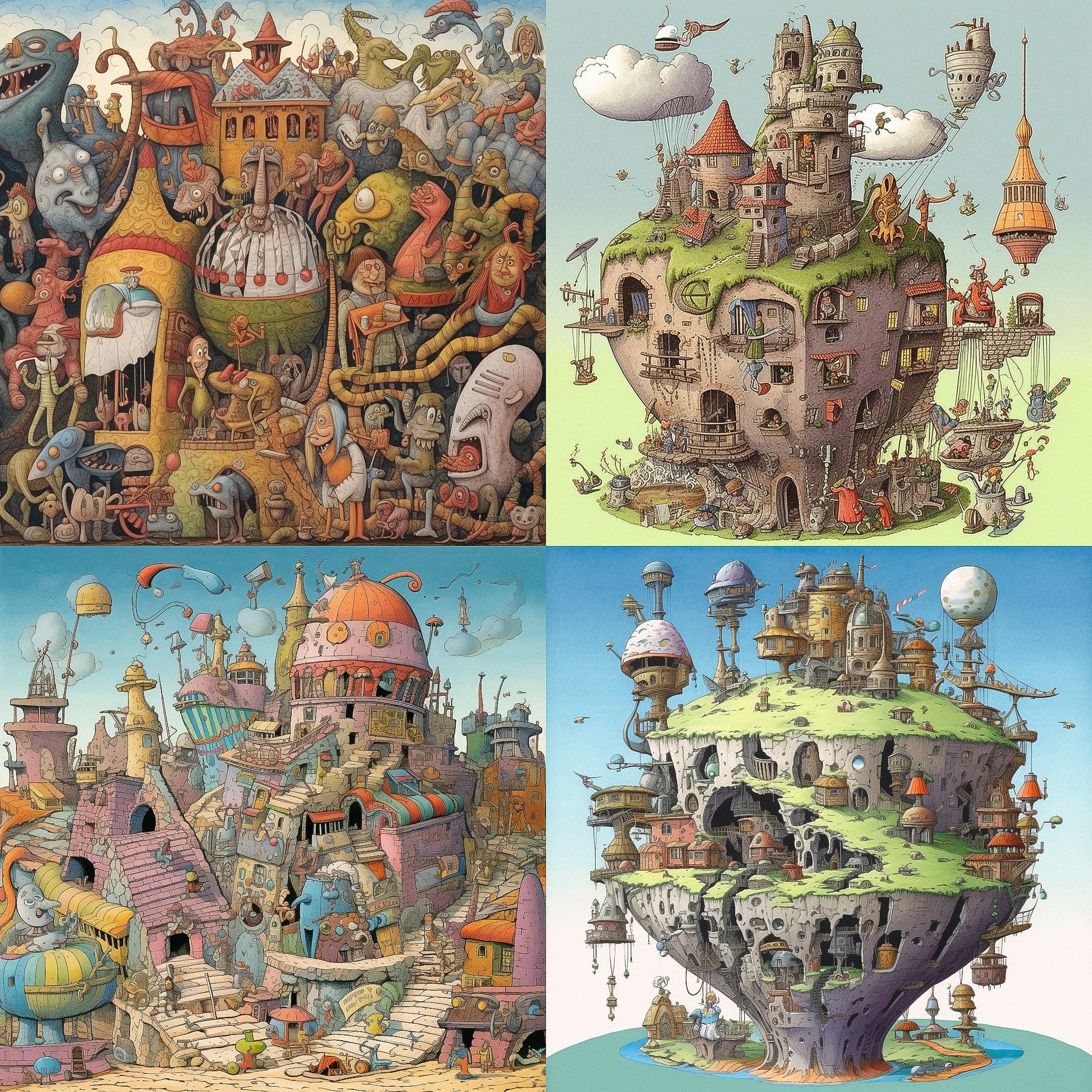 Ian Miller Midjourney style | Andrei Kovalev's Midlibrary 2.0