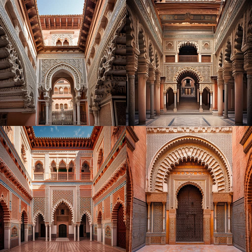 Mudejar architecture Midjourney style | Andrei Kovalev's Midlibrary 2.0