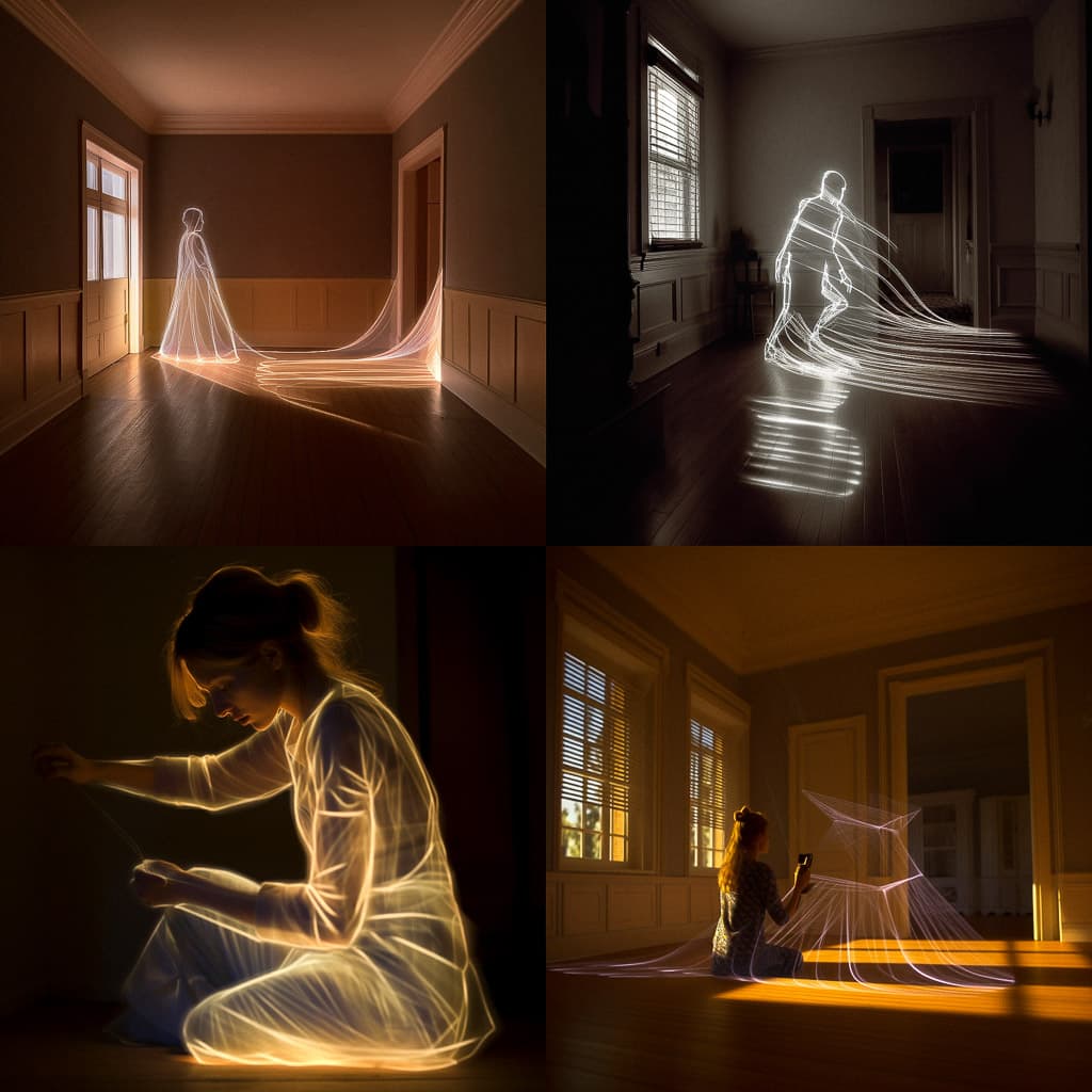 Light tracing Midjourney style | Andrei Kovalev's Midlibrary 2.0