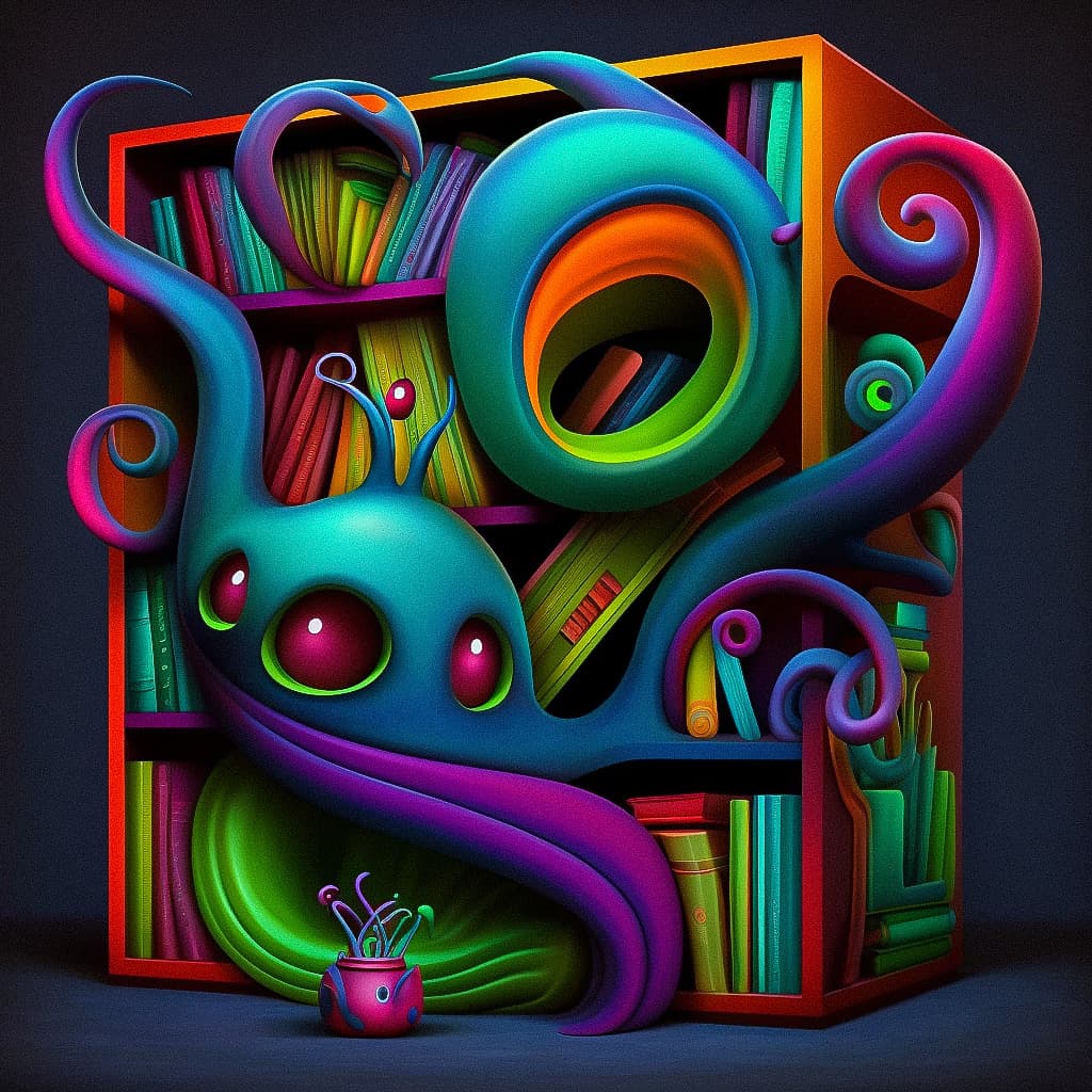 Kenny Scharf Midjourney style | Andrei Kovalev's Midlibrary 2.0