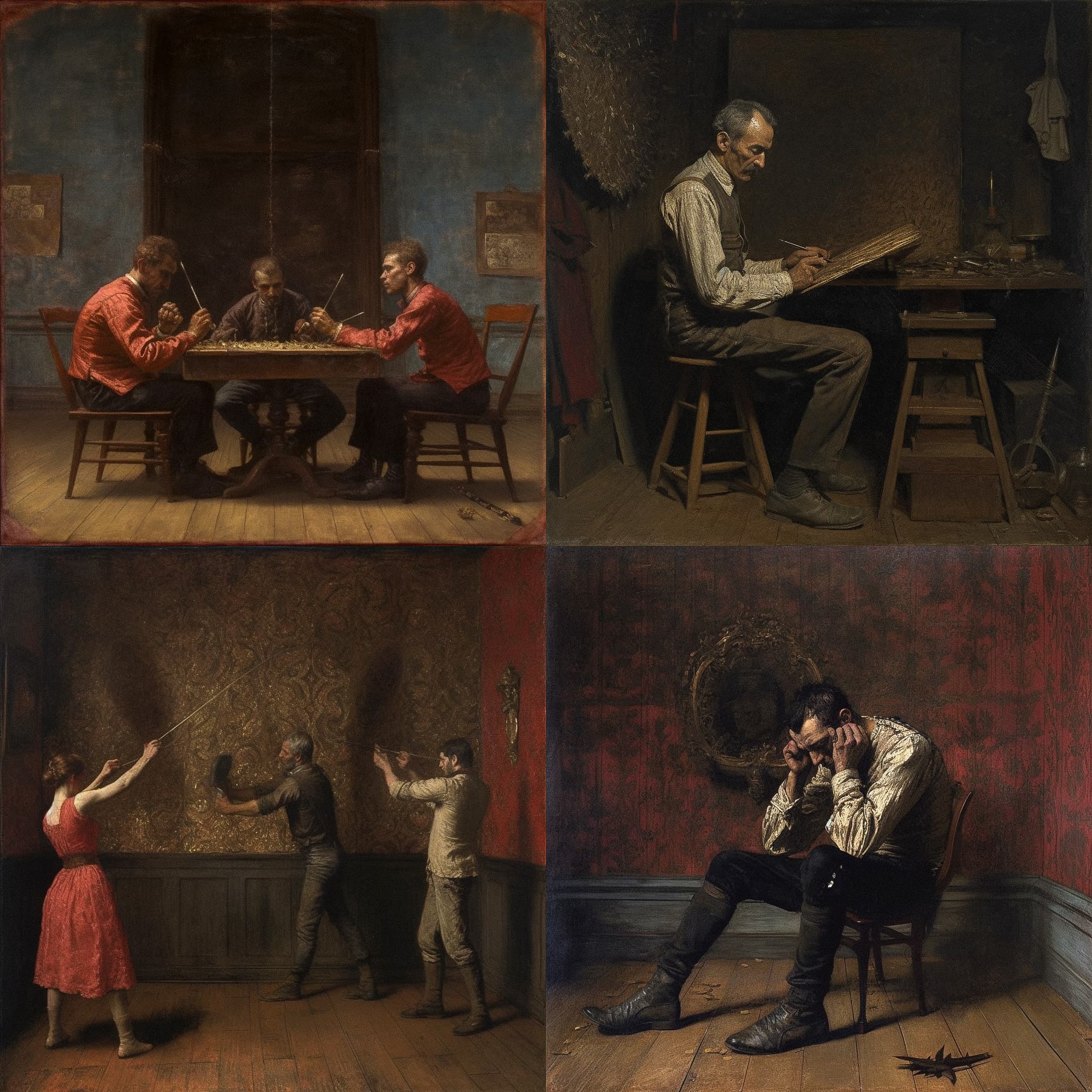 Boris Kustodiev Midjourney style | Andrei Kovalev's Midlibrary 2.0