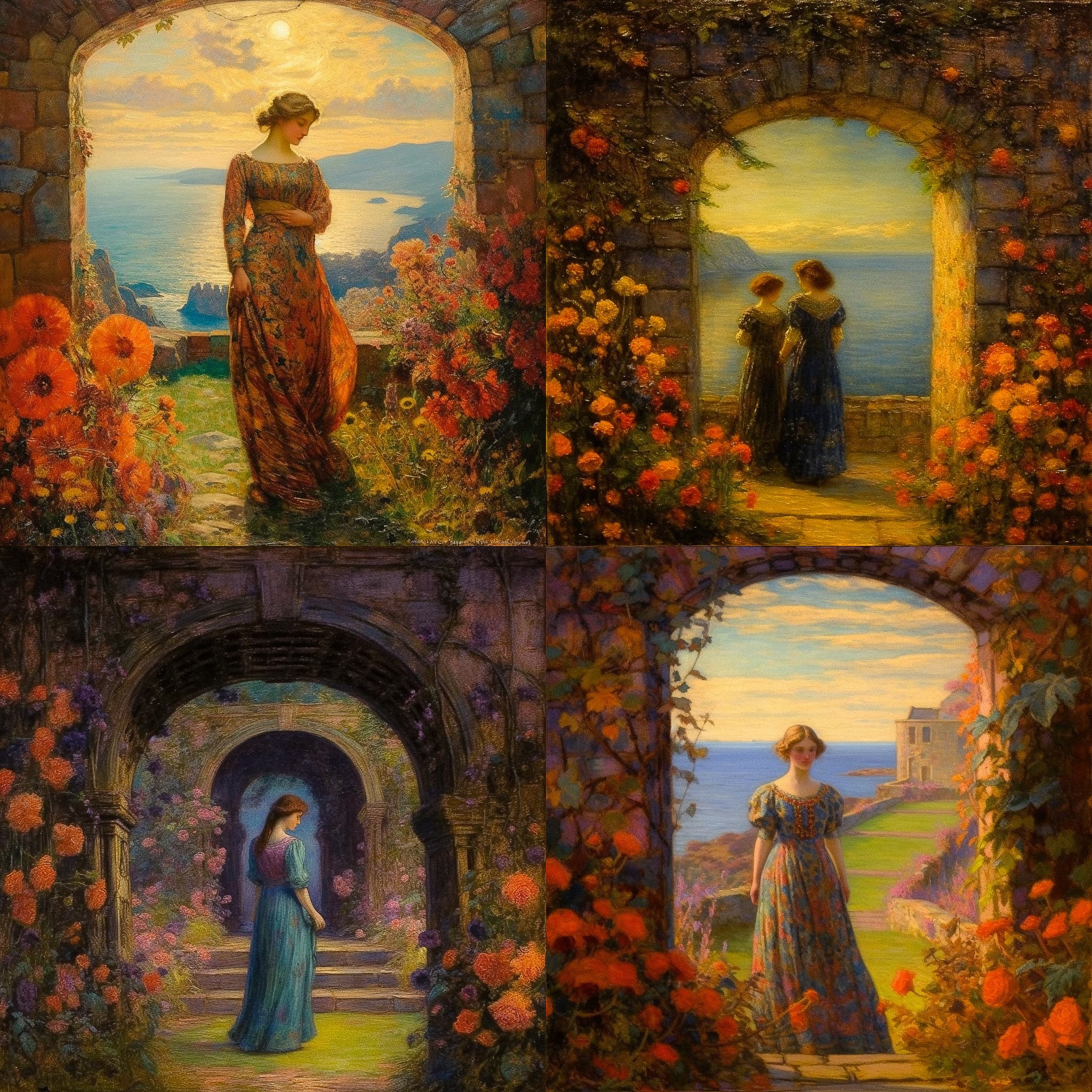 Thomas Edwin Mostyn Midjourney style | Andrei Kovalev's Midlibrary 2.0