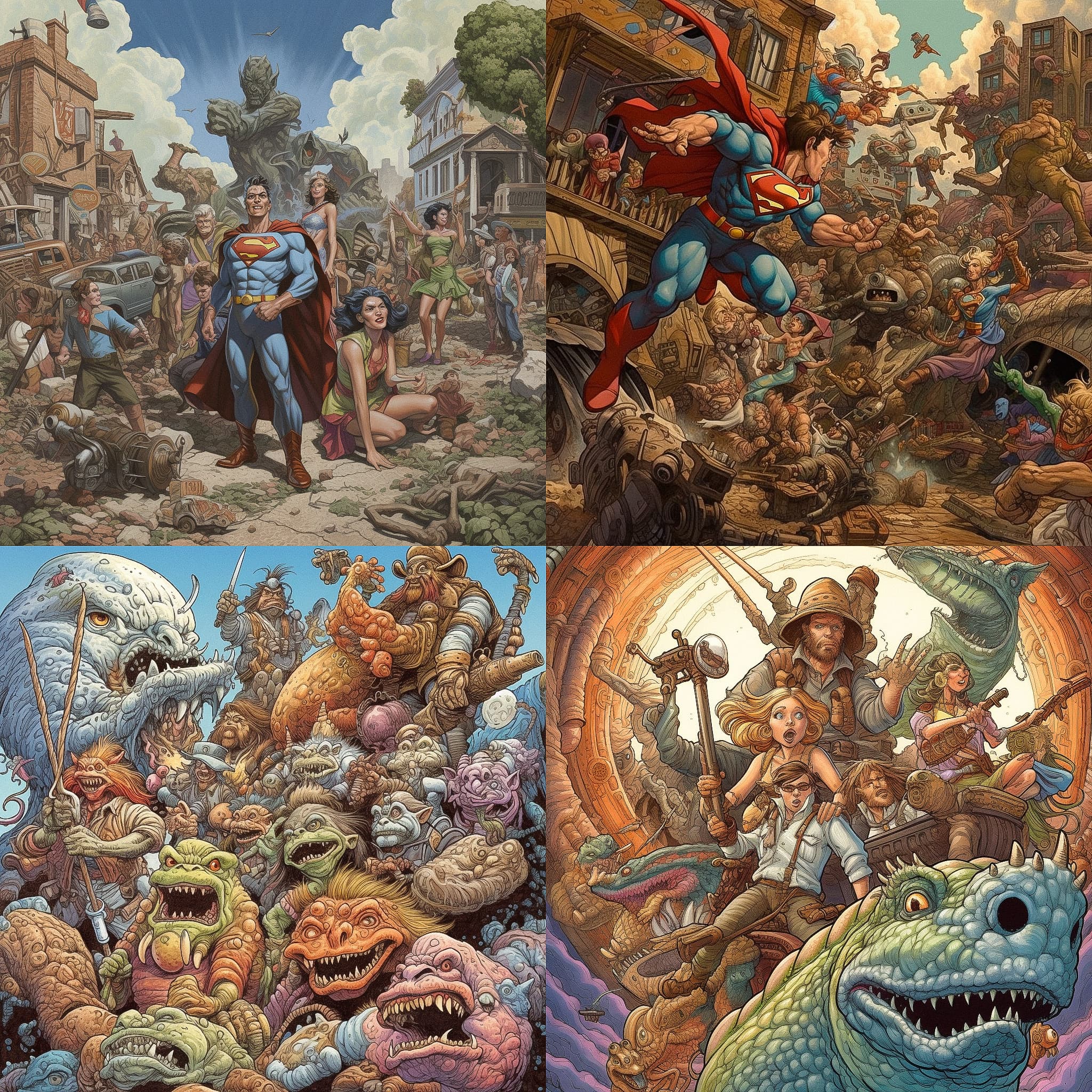 Tom Grummett Midjourney style | Andrei Kovalev's Midlibrary 2.0