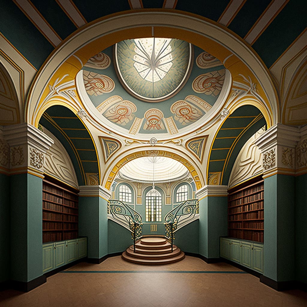 Vienna Secession Midjourney style | Andrei Kovalev's Midlibrary 2.0