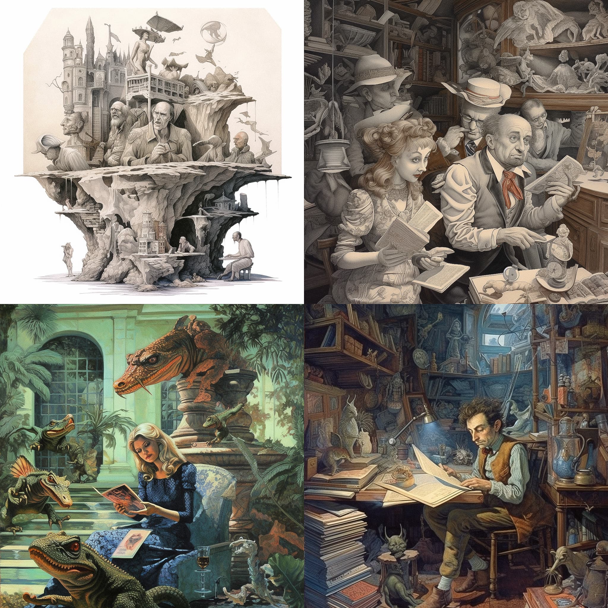 Dr. Seuss Midjourney style | Andrei Kovalev's Midlibrary 2.0