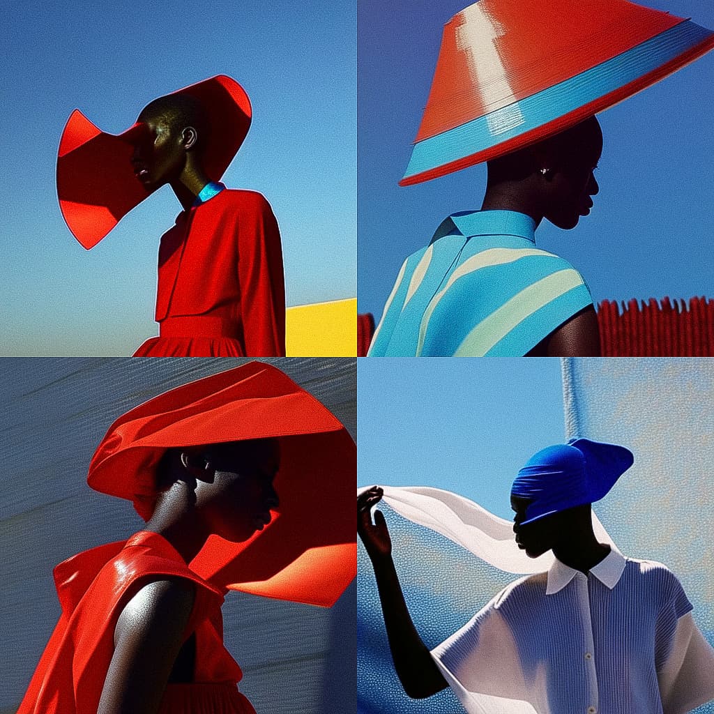 Viviane Sassen Midjourney style | Andrei Kovalev's Midlibrary 2.0
