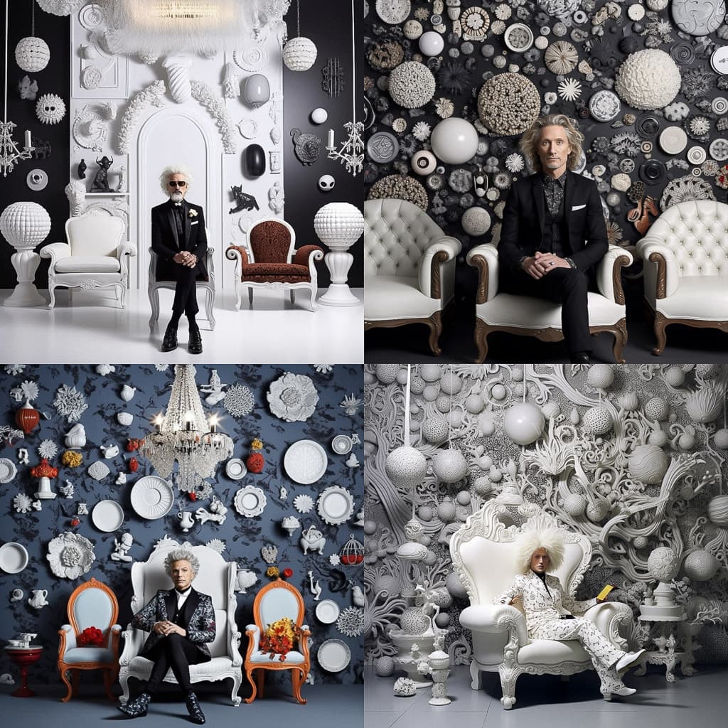 Alvin Lustig Midjourney style | Andrei Kovalev's Midlibrary 2.0