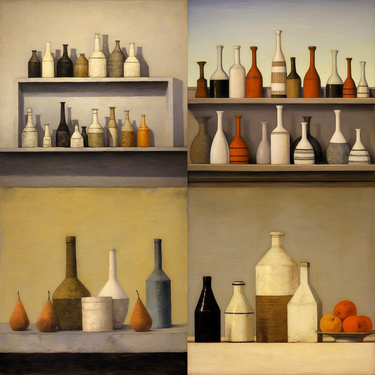 Giorgio Morandi Midjourney style | Andrei Kovalev's Midlibrary 2.0