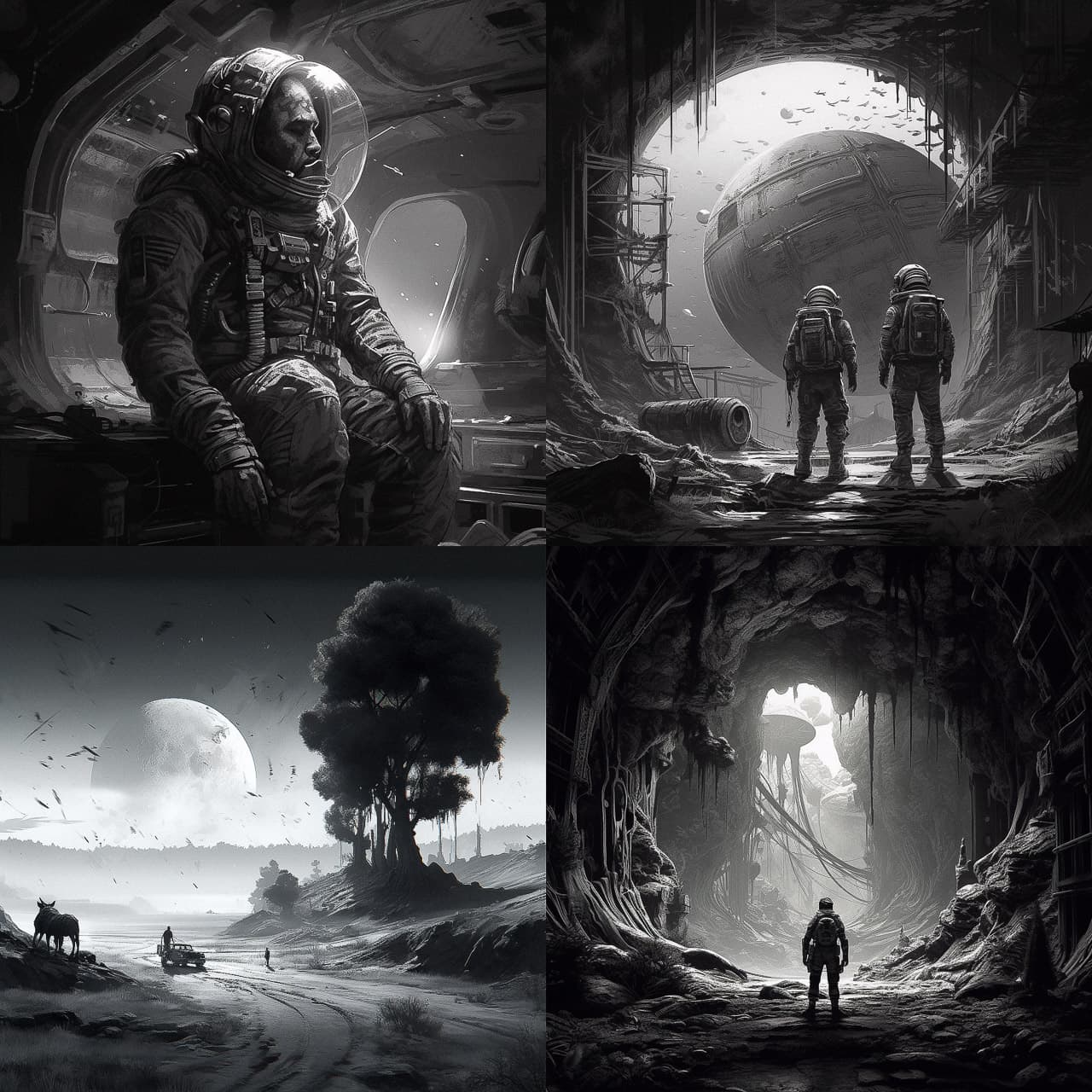 Nicolas Delort Midjourney style | Andrei Kovalev's Midlibrary 2.0