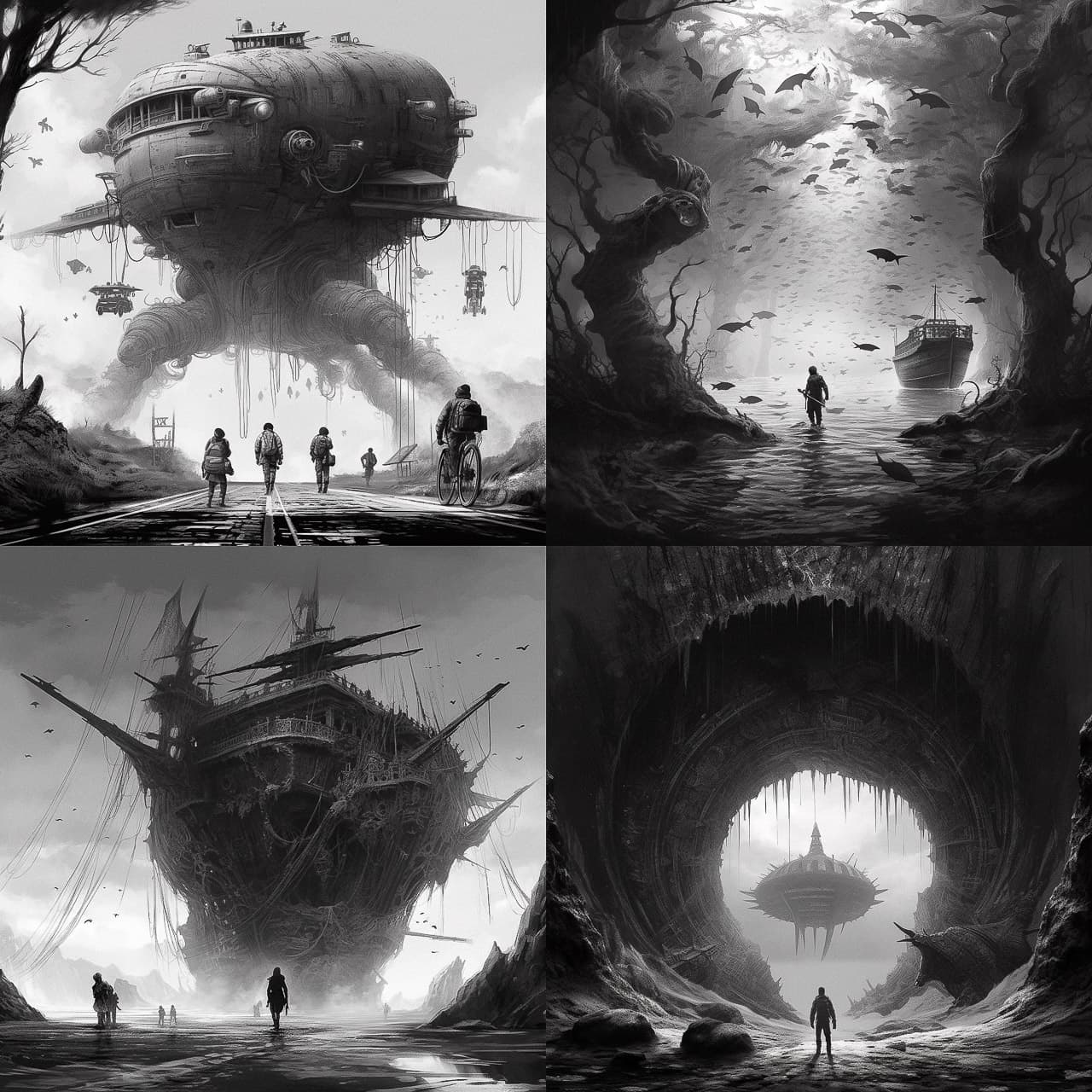 Nicolas Delort Midjourney style | Andrei Kovalev's Midlibrary 2.0