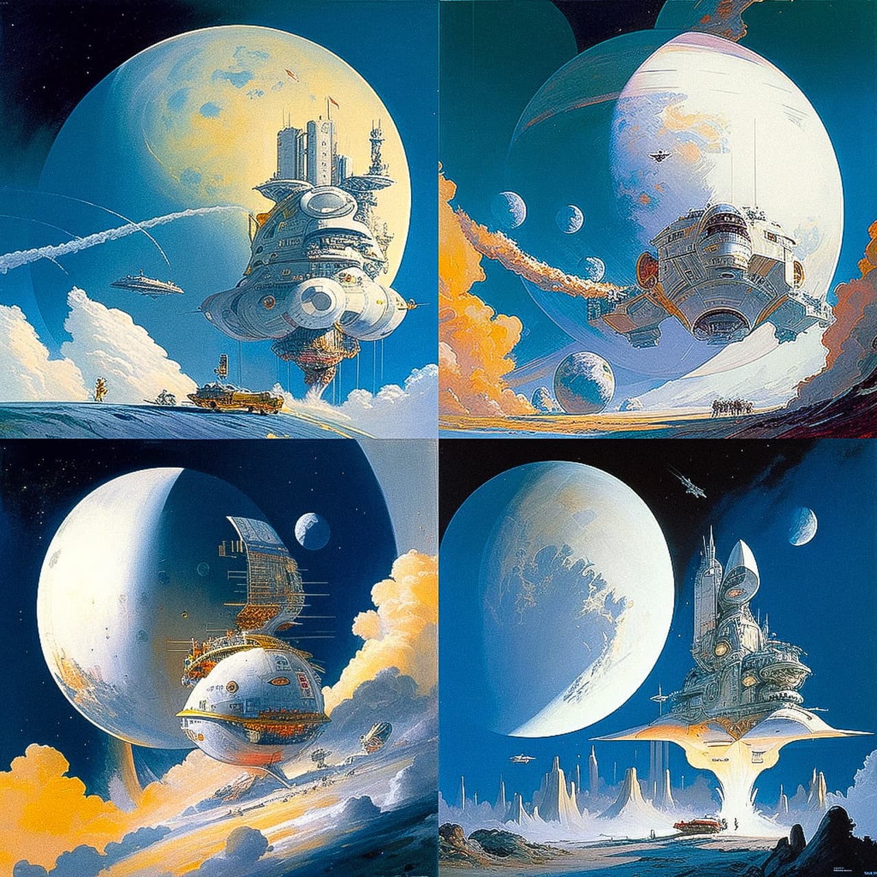 Robert McCall Midjourney style | Andrei Kovalev's Midlibrary 2.0