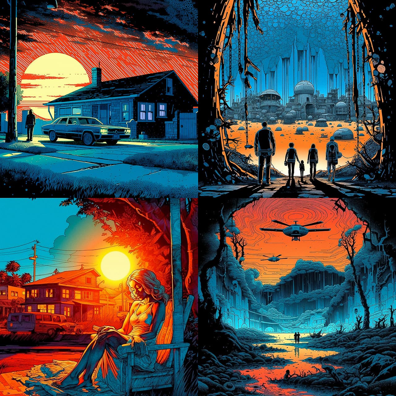 Tim Doyle Midjourney style | Andrei Kovalev's Midlibrary 2.0