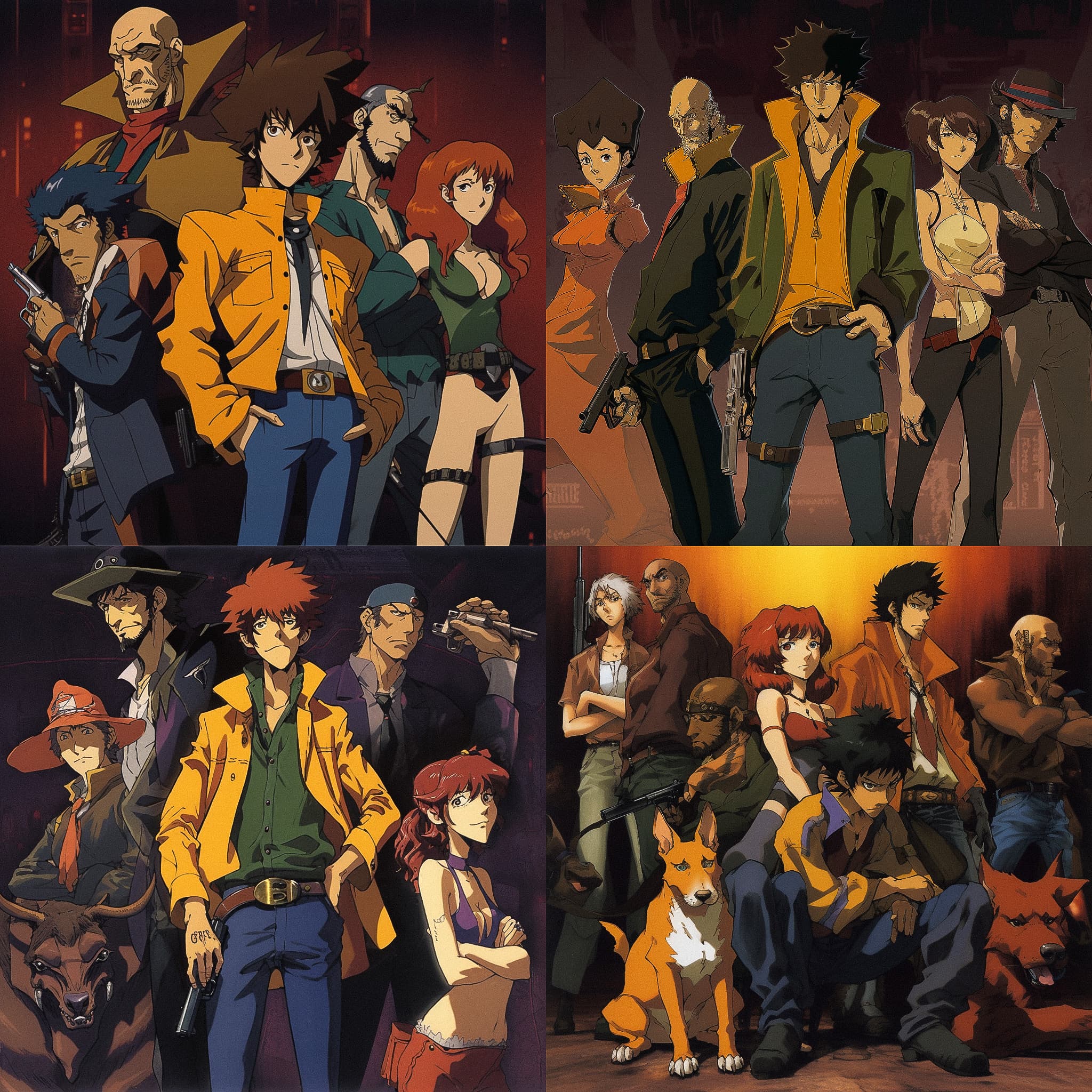 Cowboy Bebop Midjourney style | Andrei Kovalev's Midlibrary 2.0