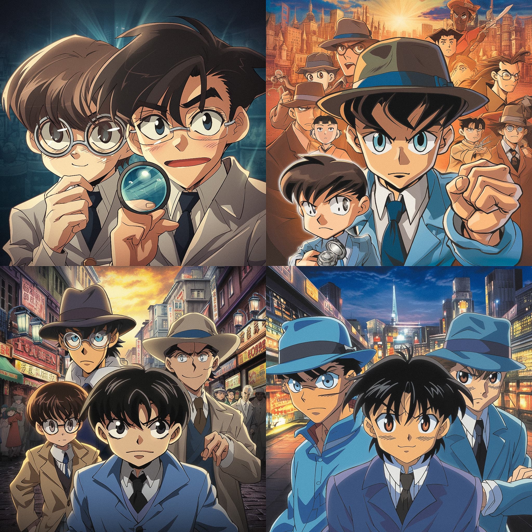 Detective Conan Midjourney style | Andrei Kovalev's Midlibrary 2.0