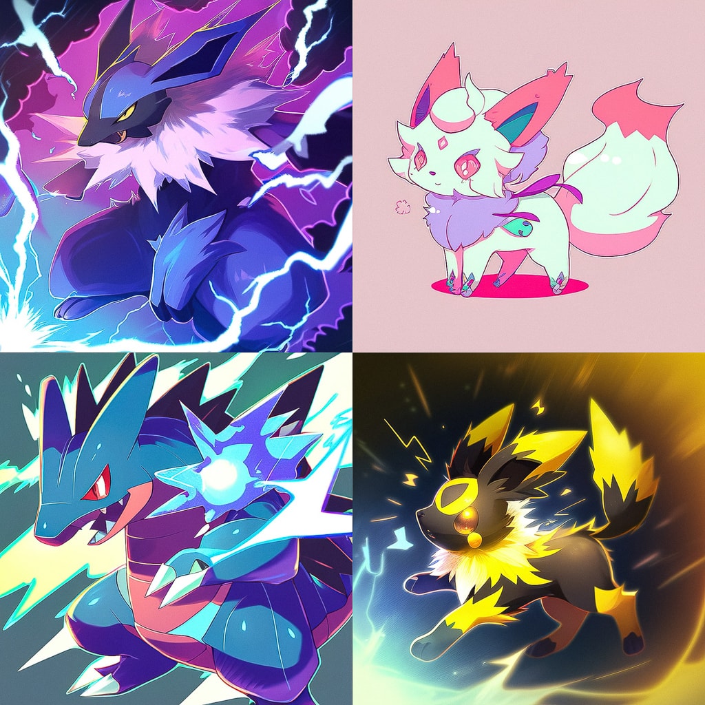 Pokemon Midjourney style | Andrei Kovalev's Midlibrary 2.0