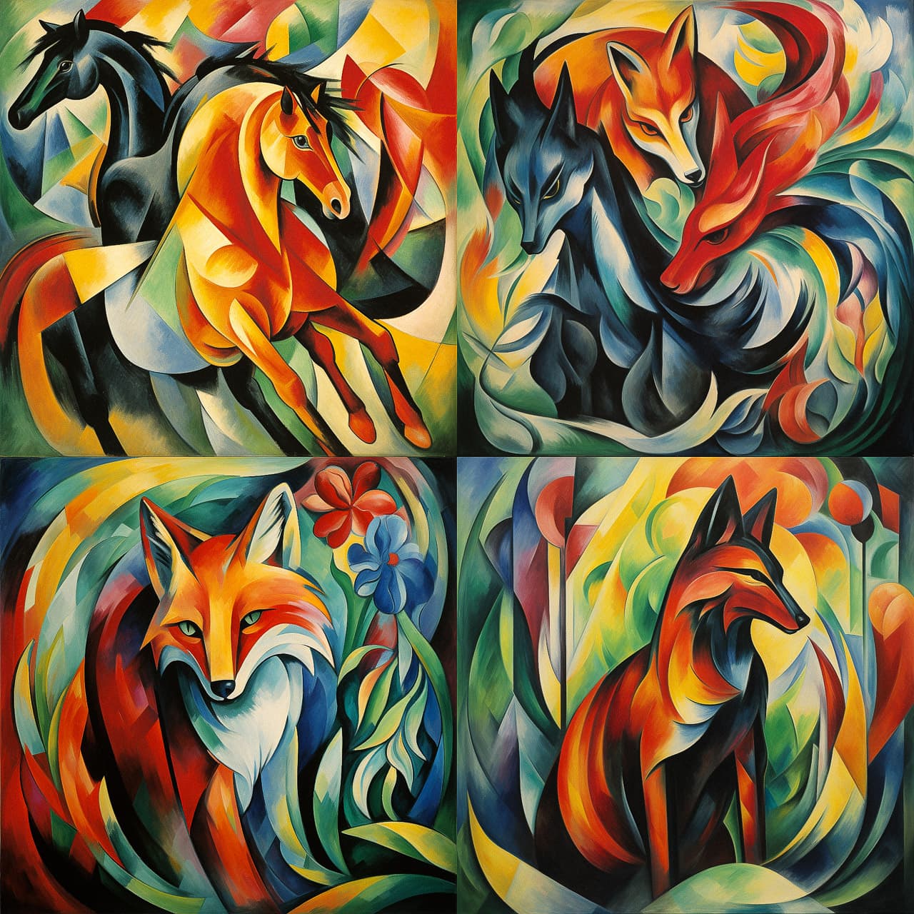 color expressionism | Midjourney AI styles collection | Andrei Kovalev ...