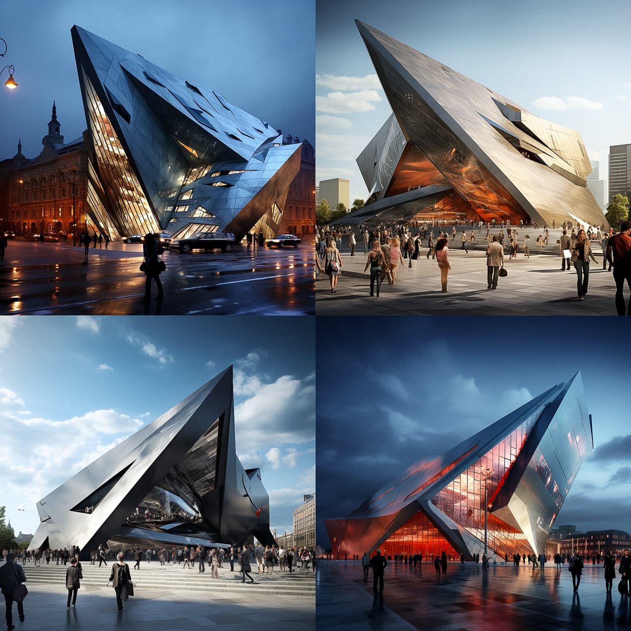 Architects Midjourney AI Styles | Andrei Kovalev's Midlibrary 2.0