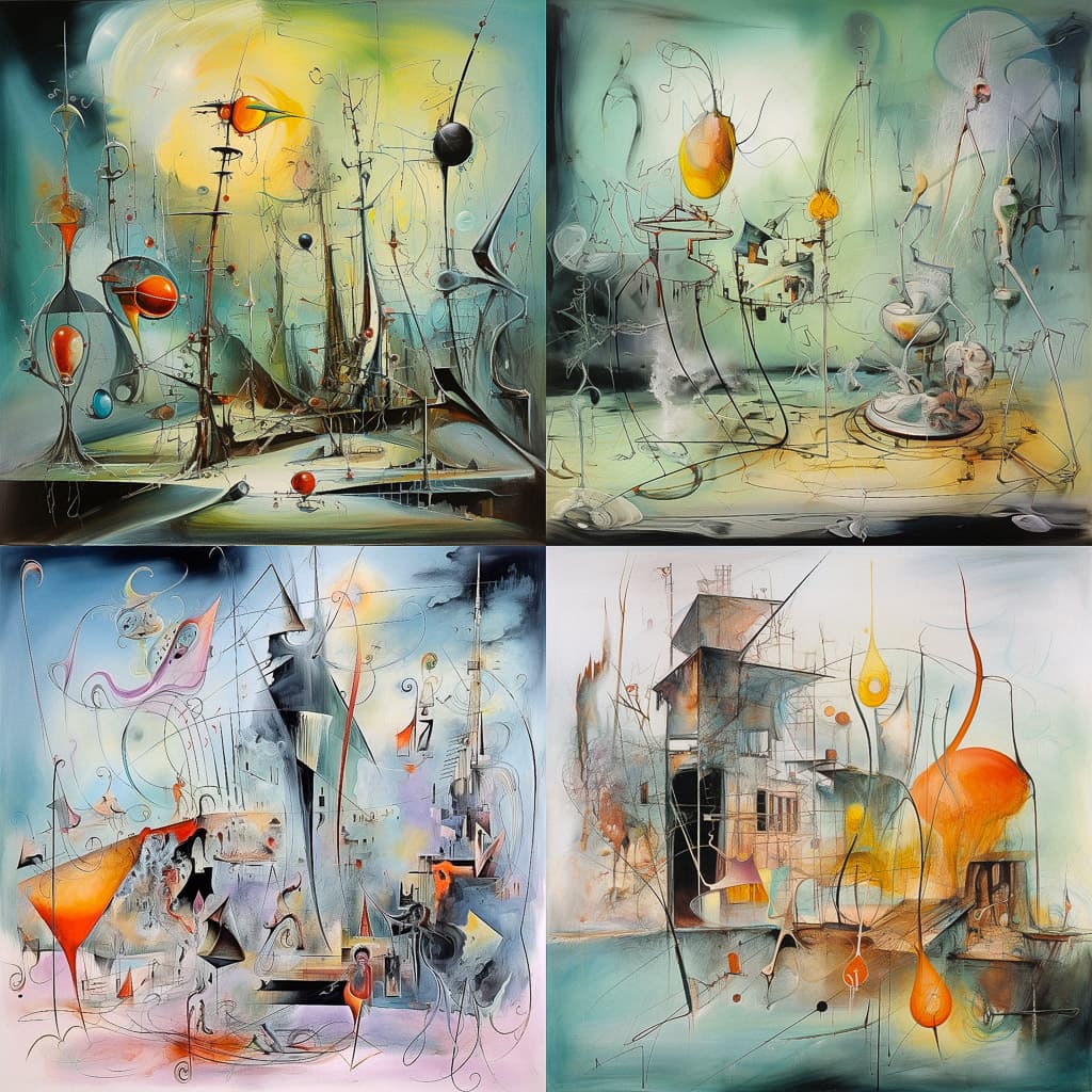 Midjourney AI Styles featuring Abstract styles | Andrei Kovalev's Midlibrary 2.0