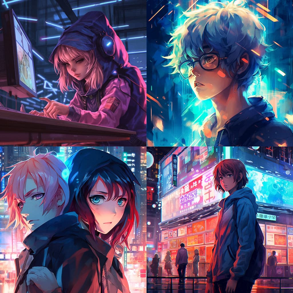 Unique Manga Art Styles | Midjourney AI styles collection | Andrei Kovalev's Midlibrary