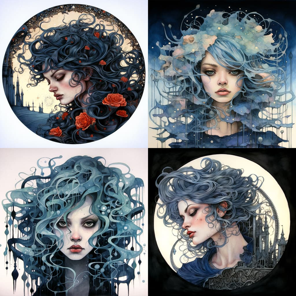 Kelly McKernan Midjourney style | Andrei Kovalev's Midlibrary 2.0