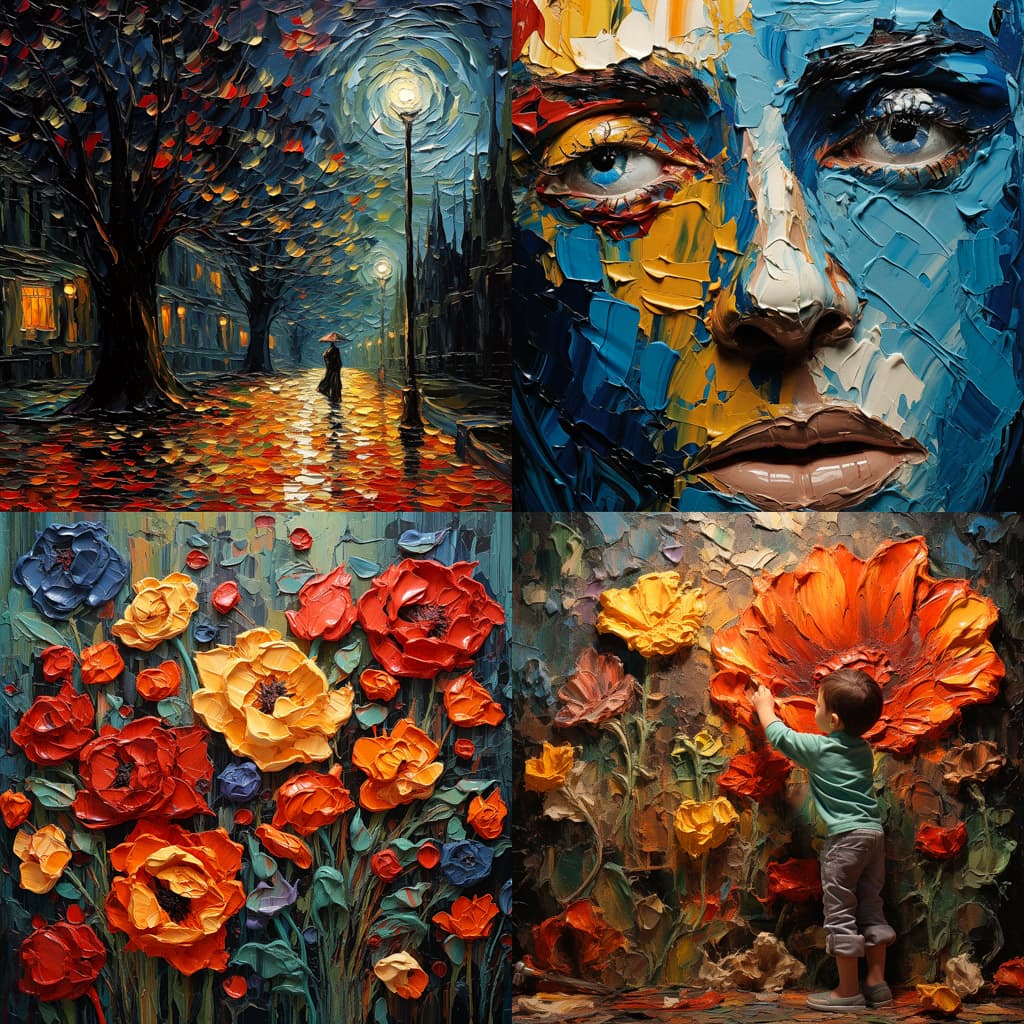 Techniques | Midjourney AI styles collection | Andrei Kovalev's Midlibrary