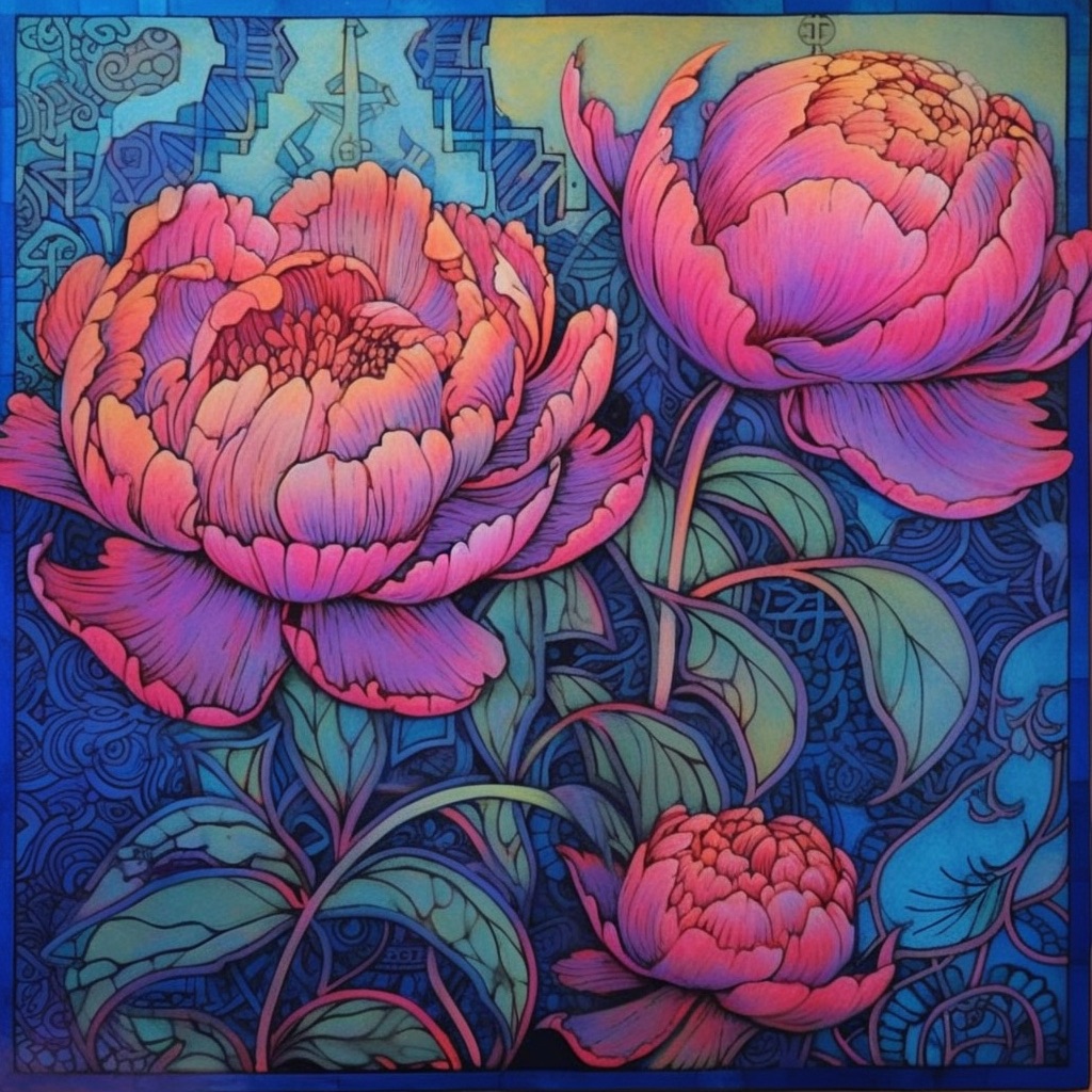 Laurel Burch Midjourney style | Andrei Kovalev's Midlibrary