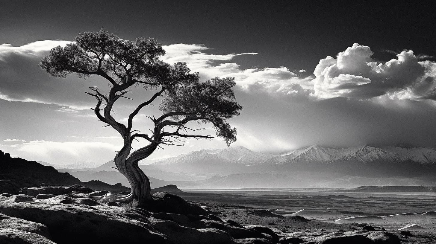 Ansel Adams Midjourney style | Andrei Kovalev's Midlibrary