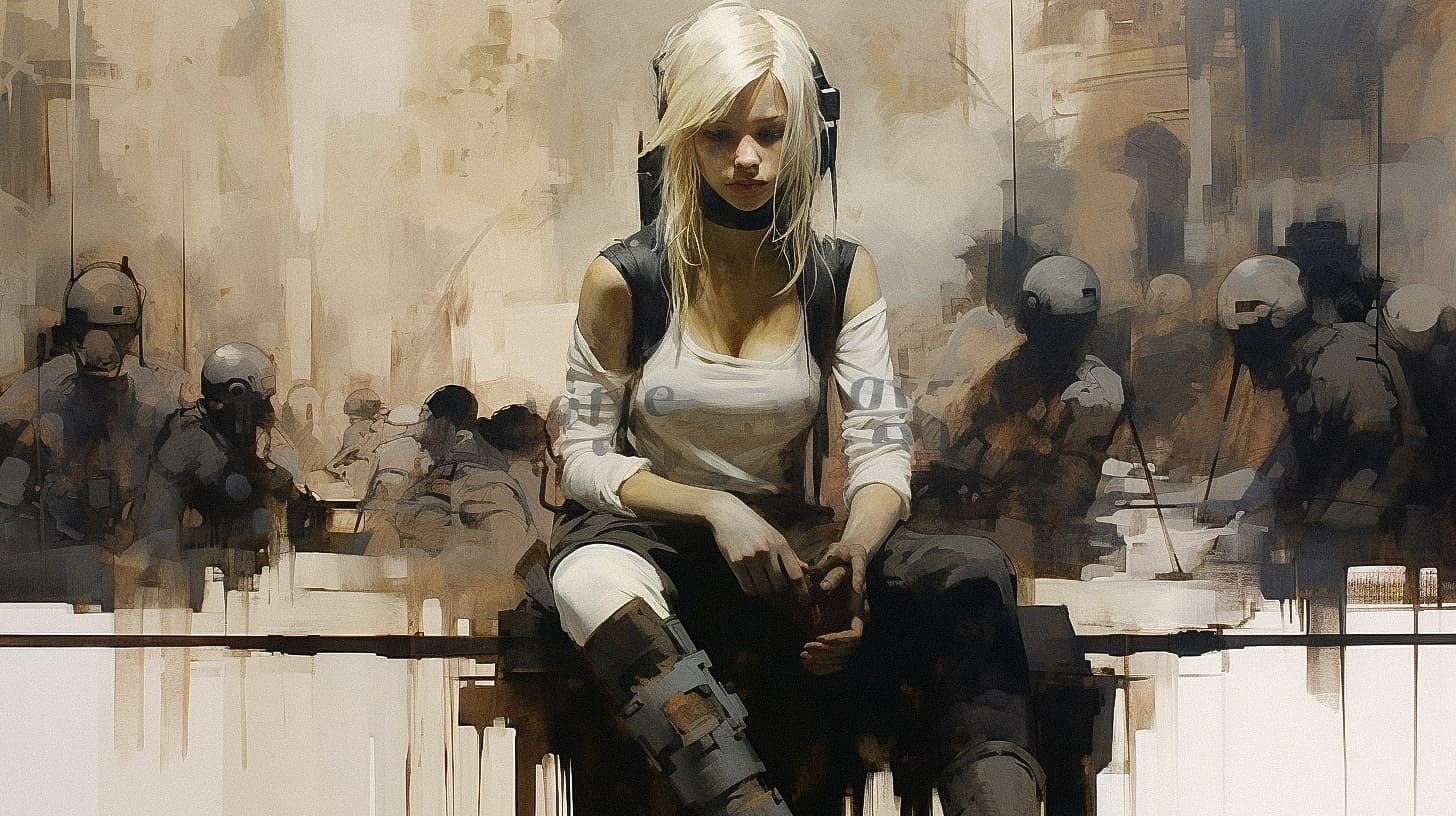 Ashley Wood Midjourney style | Andrei Kovalev's Midlibrary