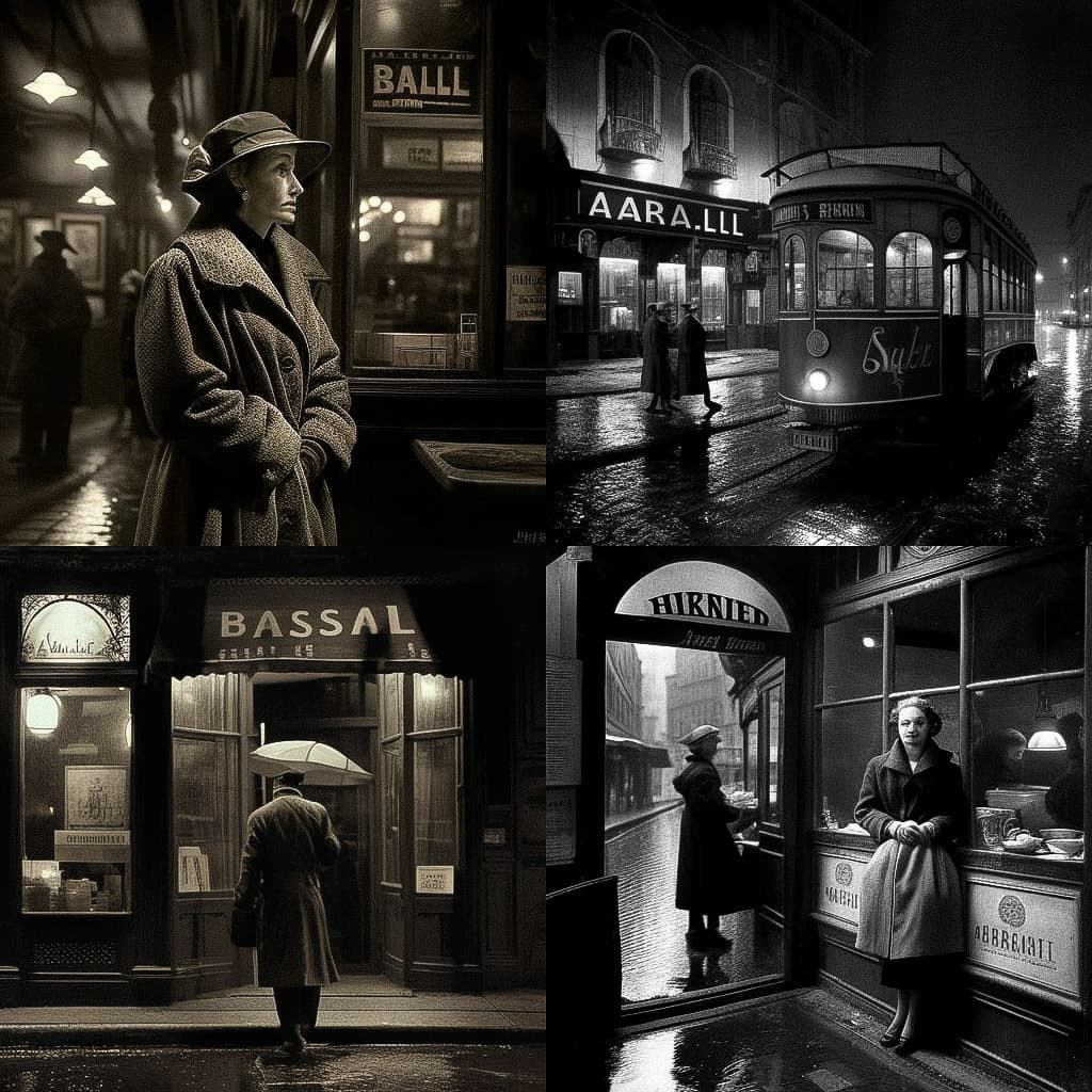 Brassai Midjourney style | Andrei Kovalev's Midlibrary 2.0