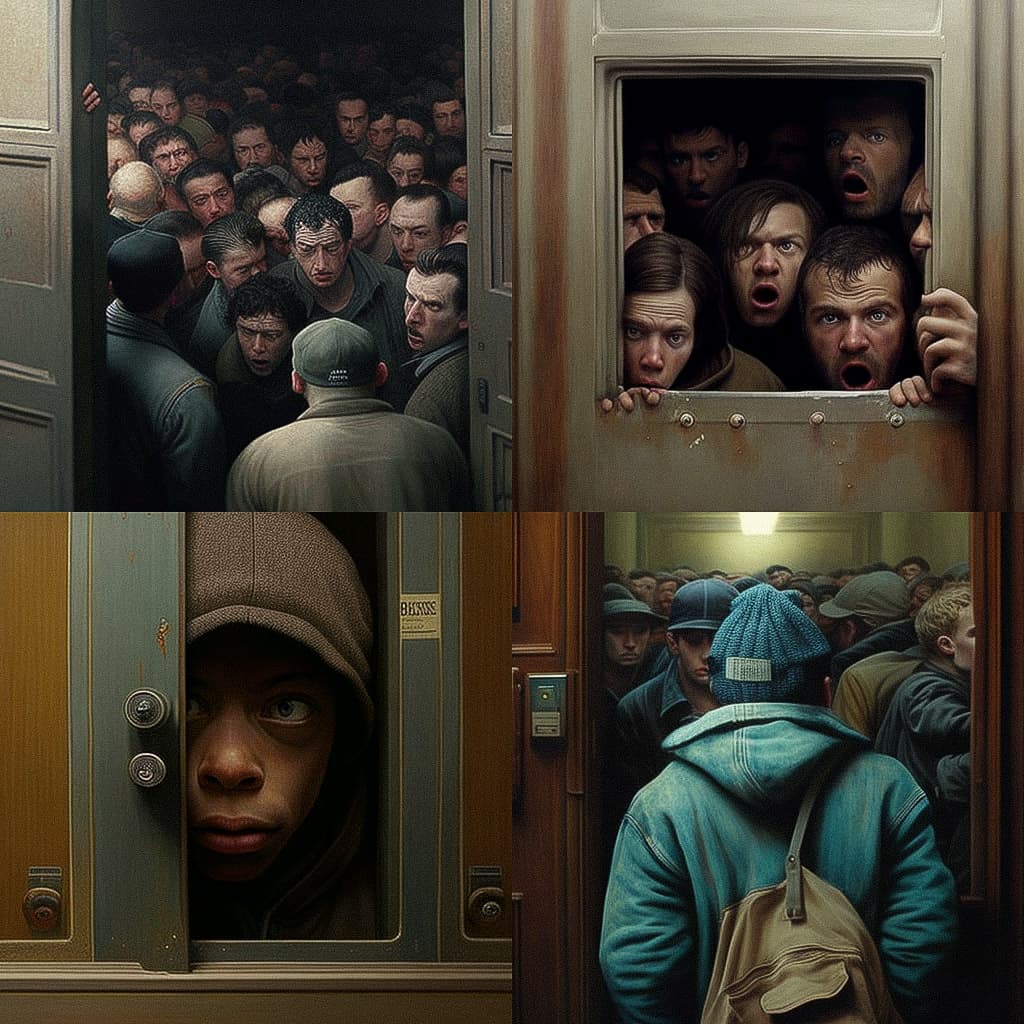 Dan Witz Midjourney style | Andrei Kovalev's Midlibrary 2.0