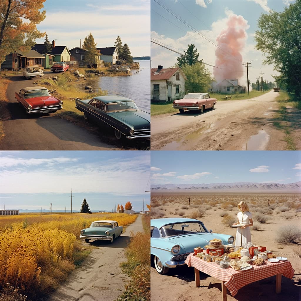 Peter Dombrovskis Midjourney style | Andrei Kovalev's Midlibrary 2.0