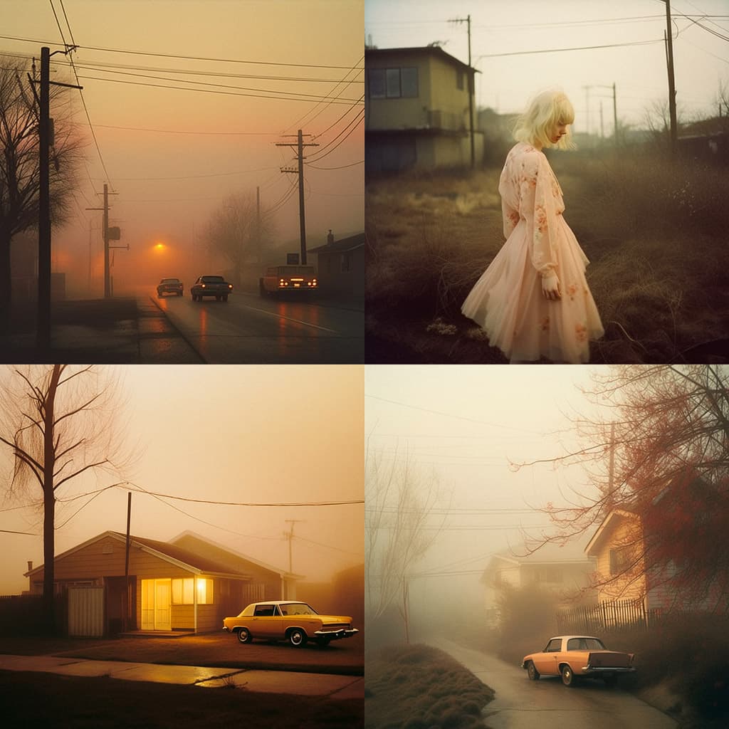 Todd Hido Midjourney style | Andrei Kovalev's Midlibrary 2.0