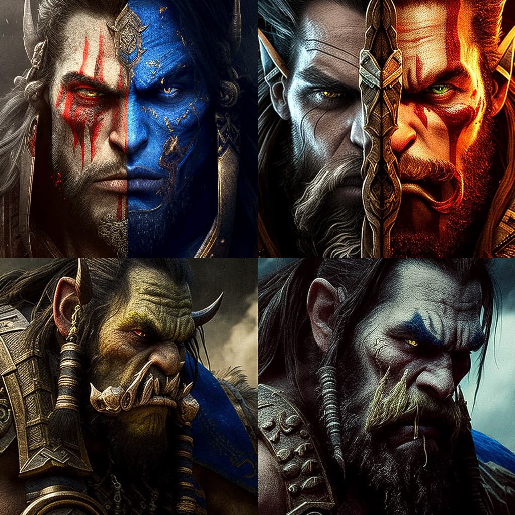 Warcraft Midjourney style | Andrei Kovalev's Midlibrary 2.0