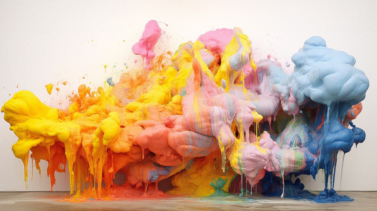 Dan Colen Midjourney style | Andrei Kovalev's Midlibrary