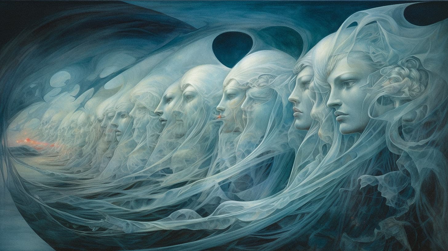 Jean Delville Midjourney style | Andrei Kovalev's Midlibrary