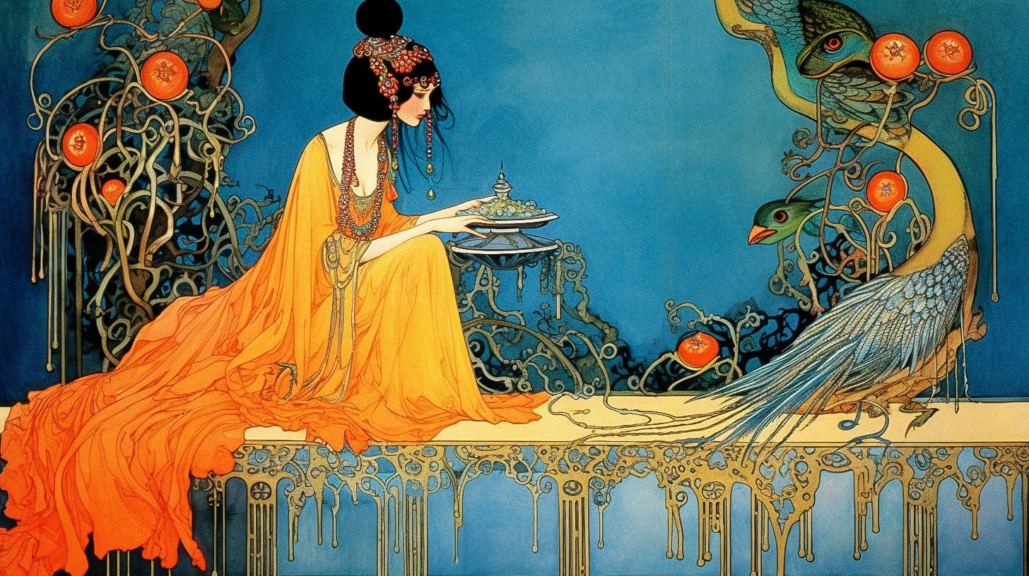 Virginia Frances Sterrett Midjourney style | Andrei Kovalev's Midlibrary